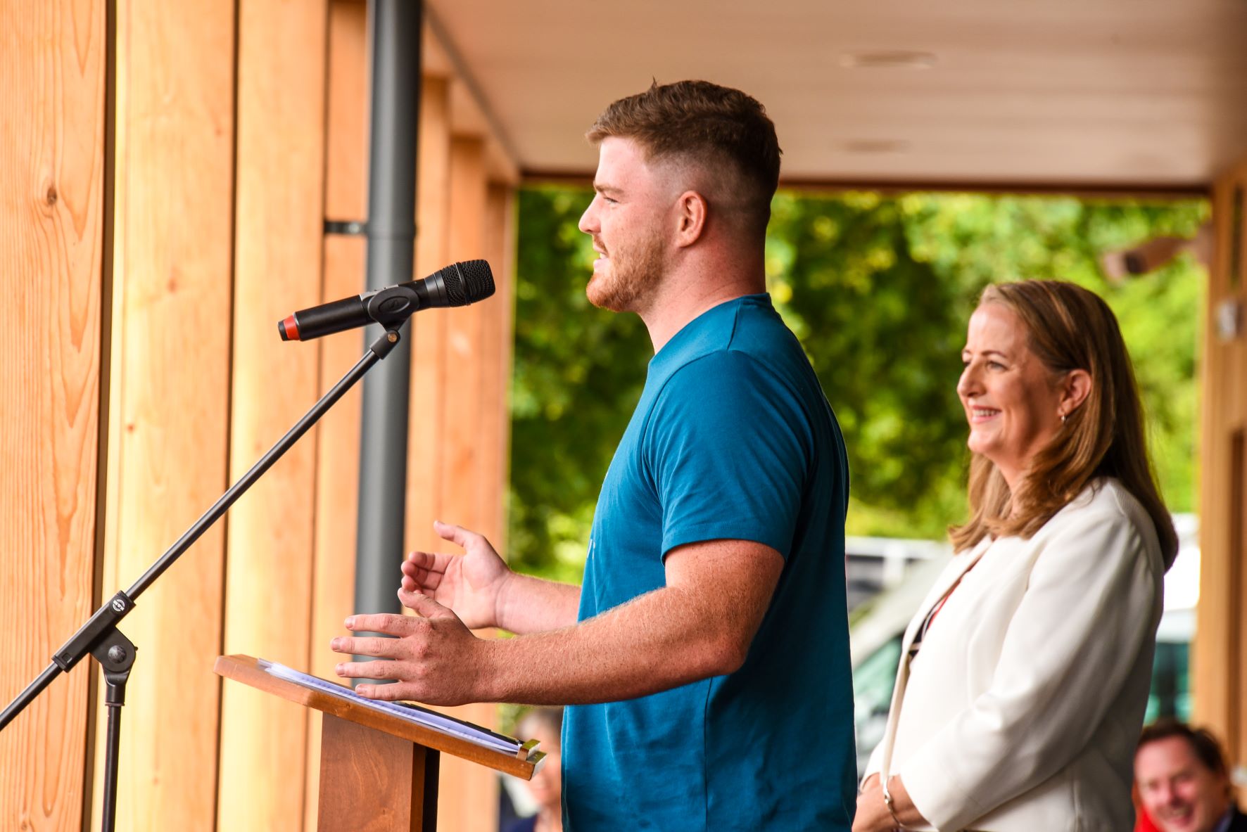 Shrewsbury House Welcomes Harlequin Player to Open New Sports Pavilion ...