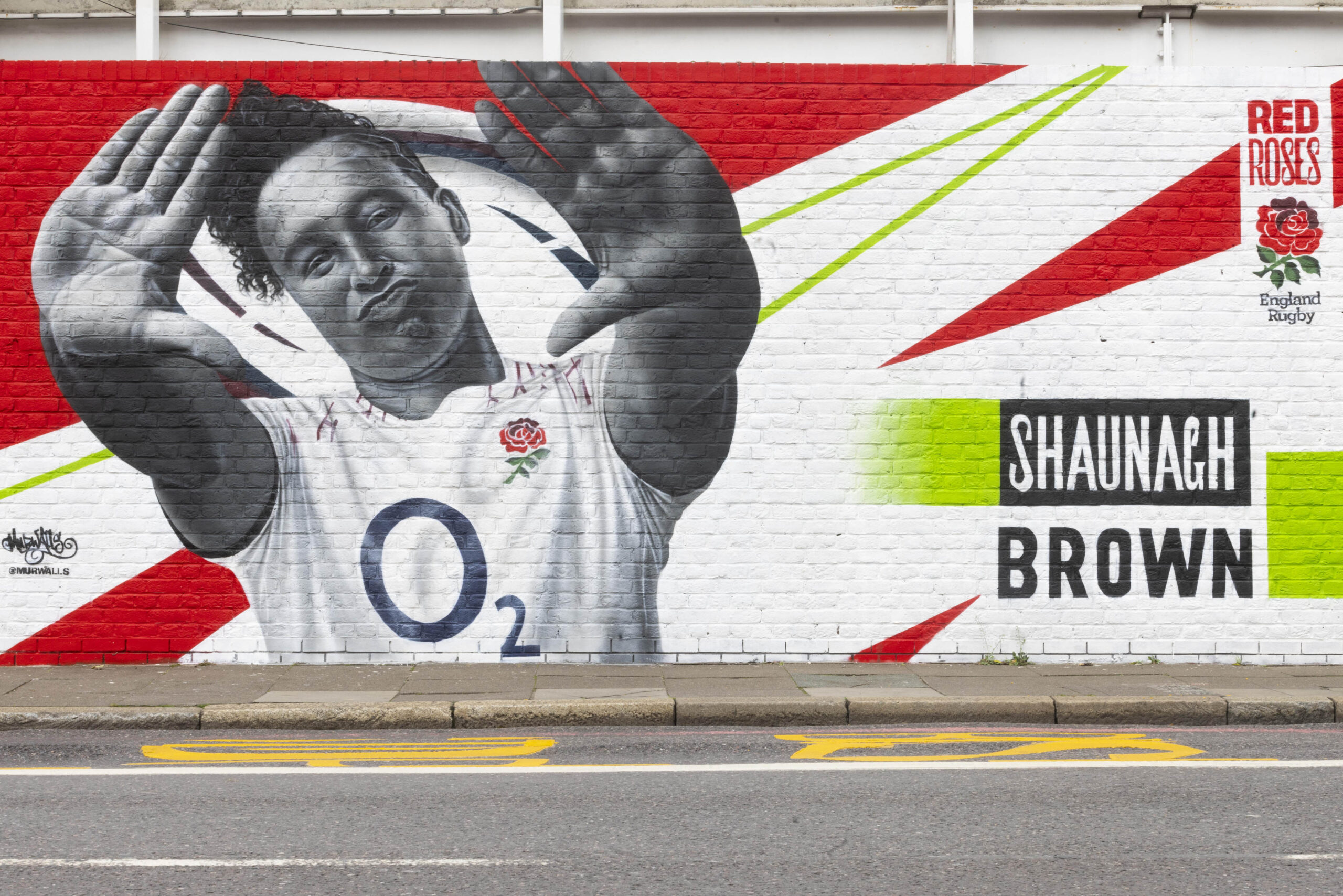 England Rugby Women's Star Shaunagh Brown Immortalised With Mural in ...