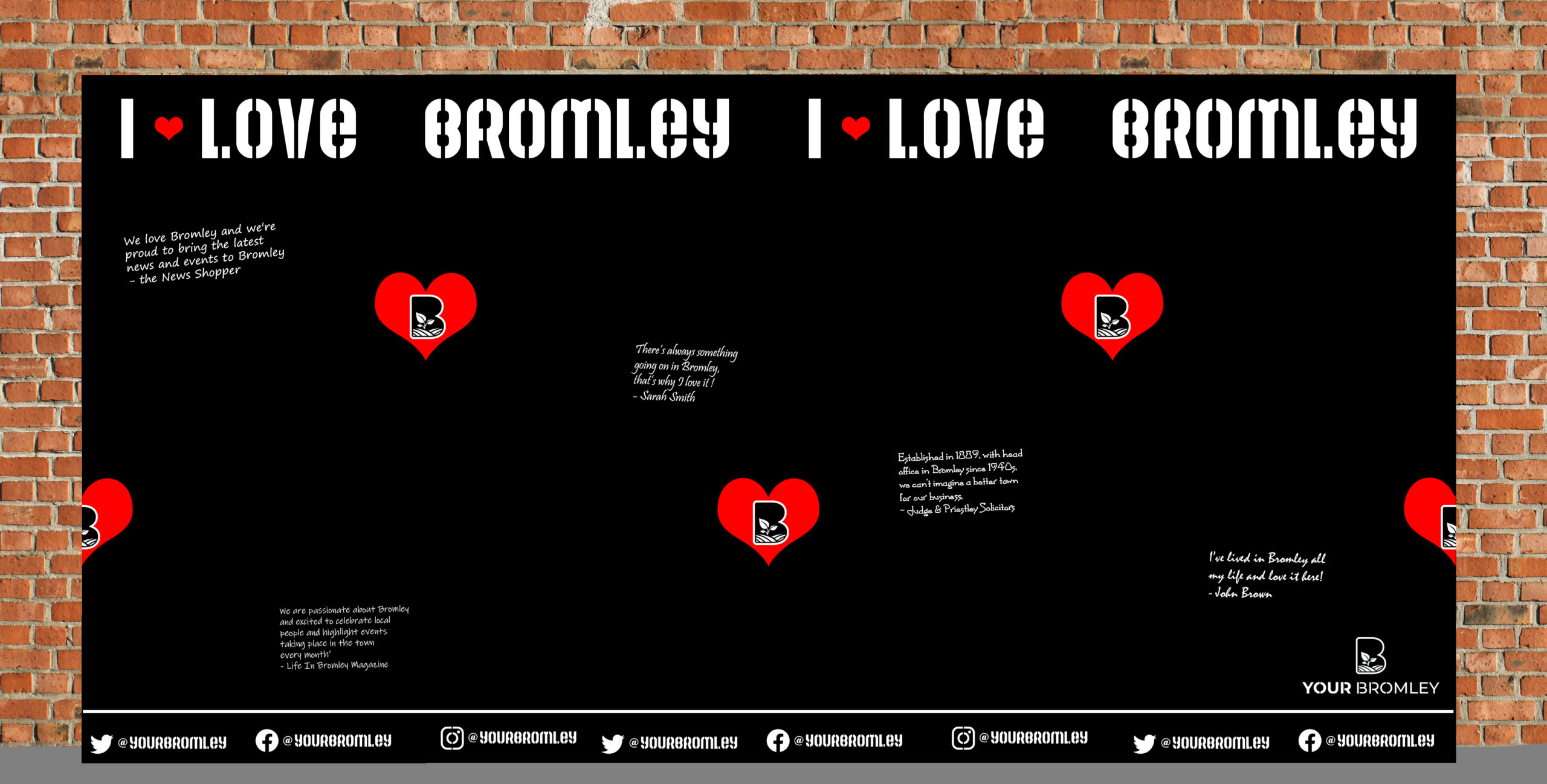 Bromley Wall of Love to Celebrate Town Centre | London Daily News