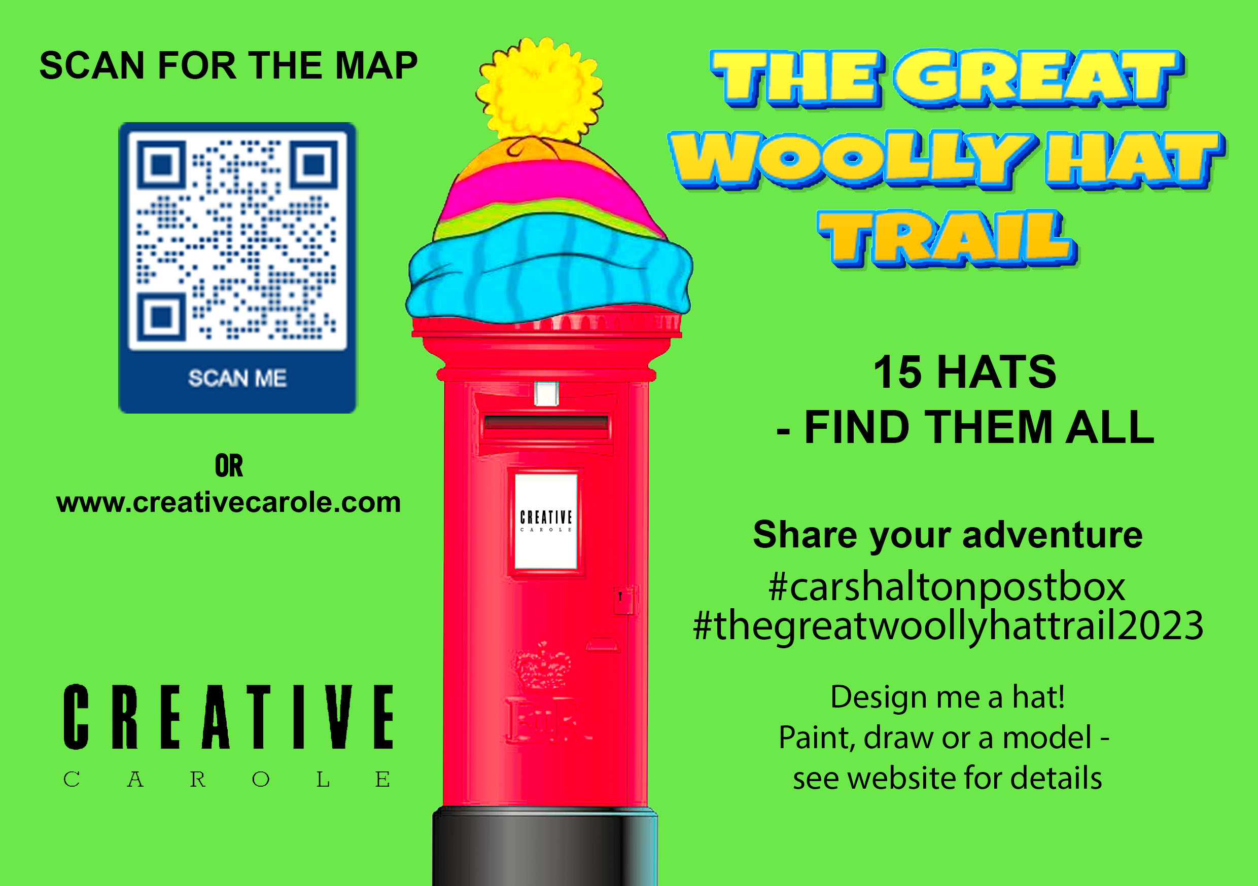 Talented artist behind colourful local post-box hats is bringing more ...