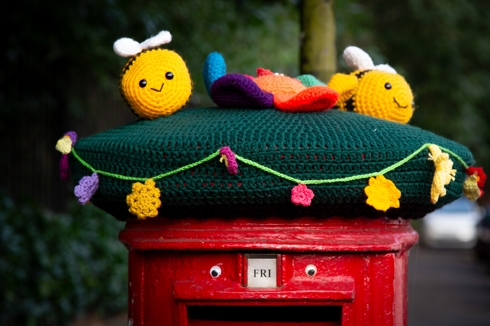 Talented artist behind colourful local post-box hats is bringing more ...