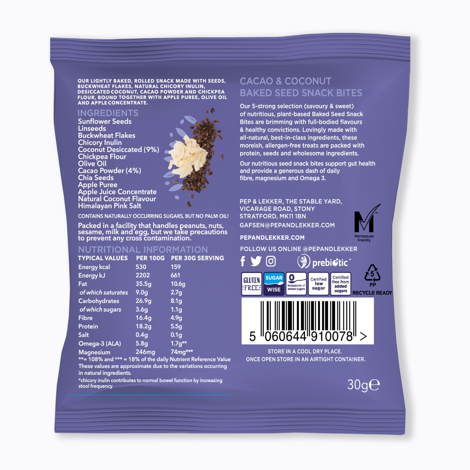 Pep & Lekker takes a stand for tasty, health-conscious snacking ...