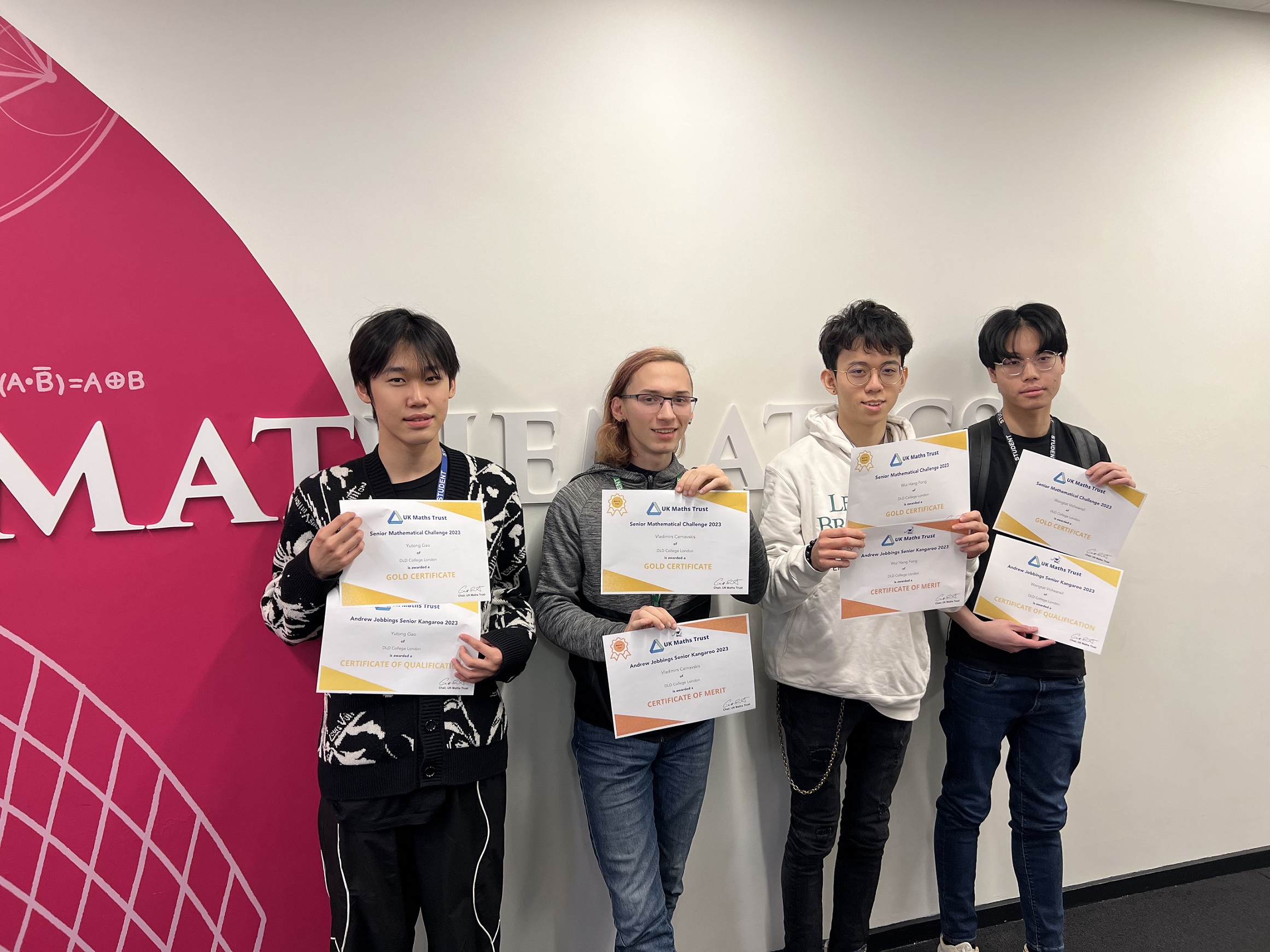 Top of the Class!... DLD Students Celebrate Mathematics Challenge ...