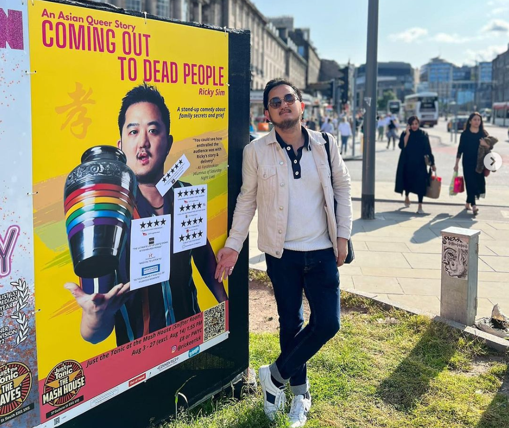 Ricky Sim is coming out to dead people in London | London Daily News