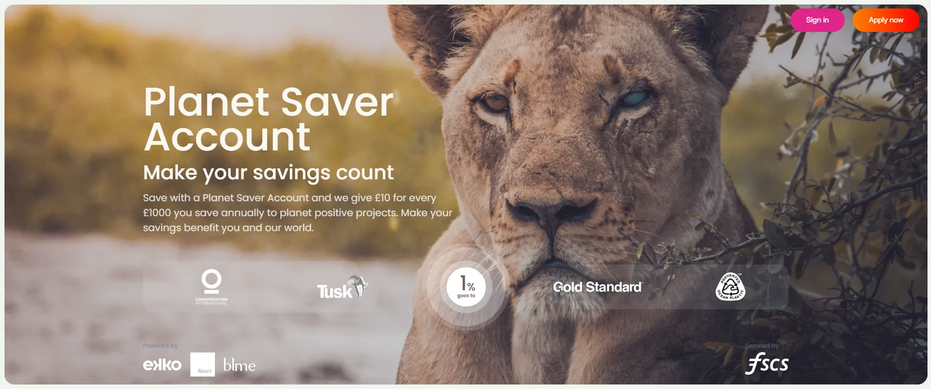 A ‘world first’ for people who want to secure their savings and support environmental and ...