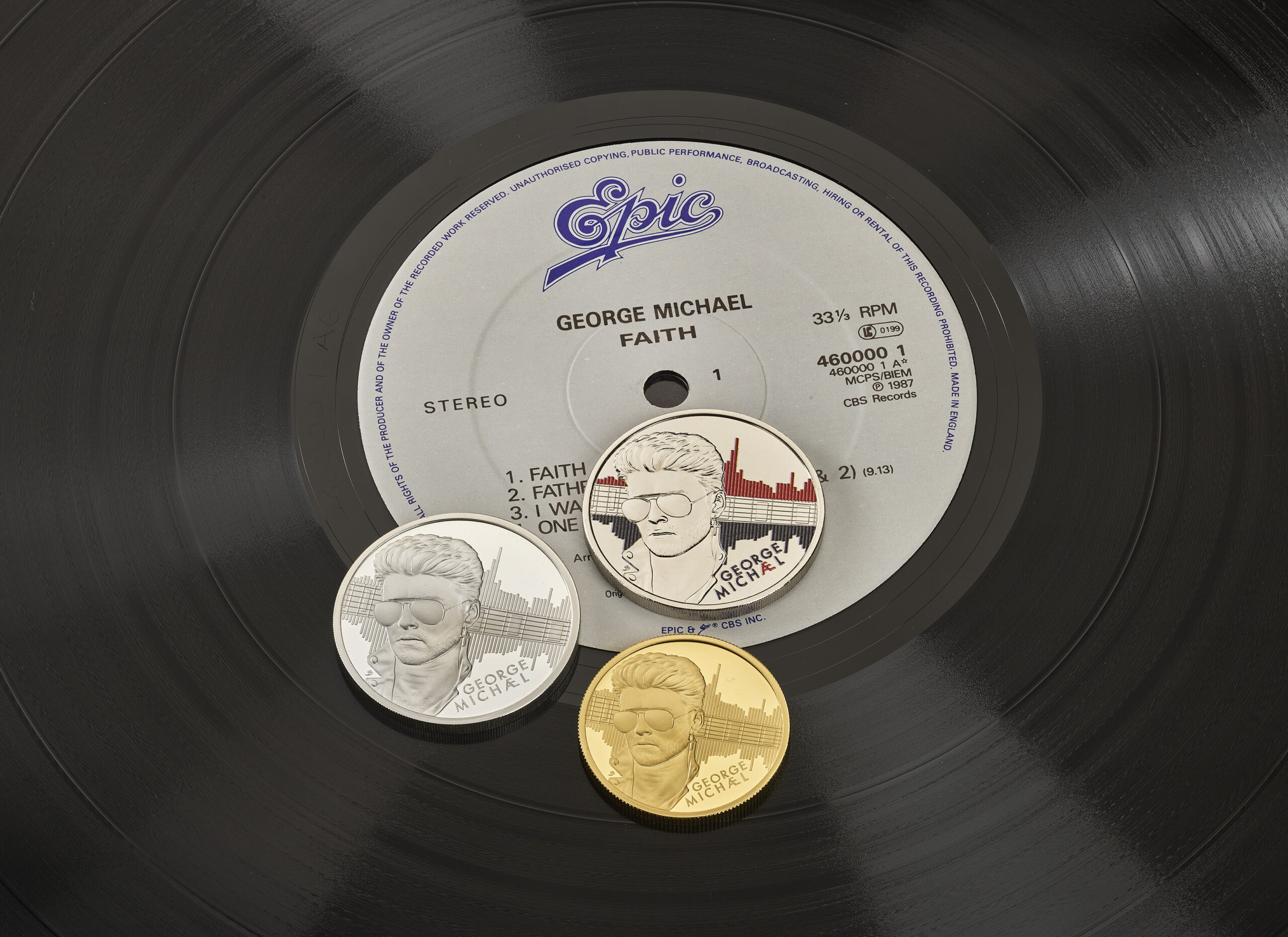 George Michael Takes Centre Stage on Royal Mint Collectable Coin ...