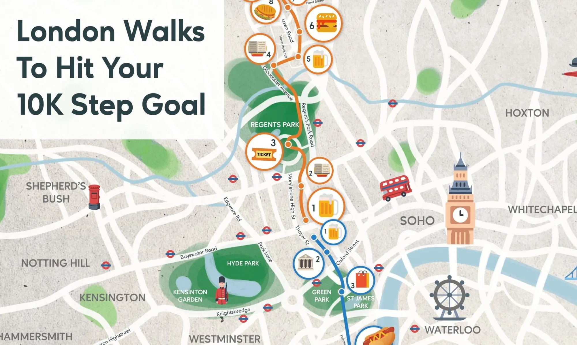 Your local guide to the best 10,000 step walks in London | London Daily ...