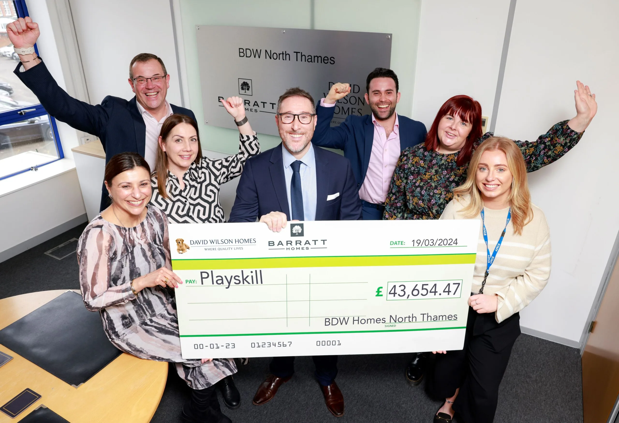 Local housebuilder raises over £40,000 for Watford charity of the year Playskill | London Daily News