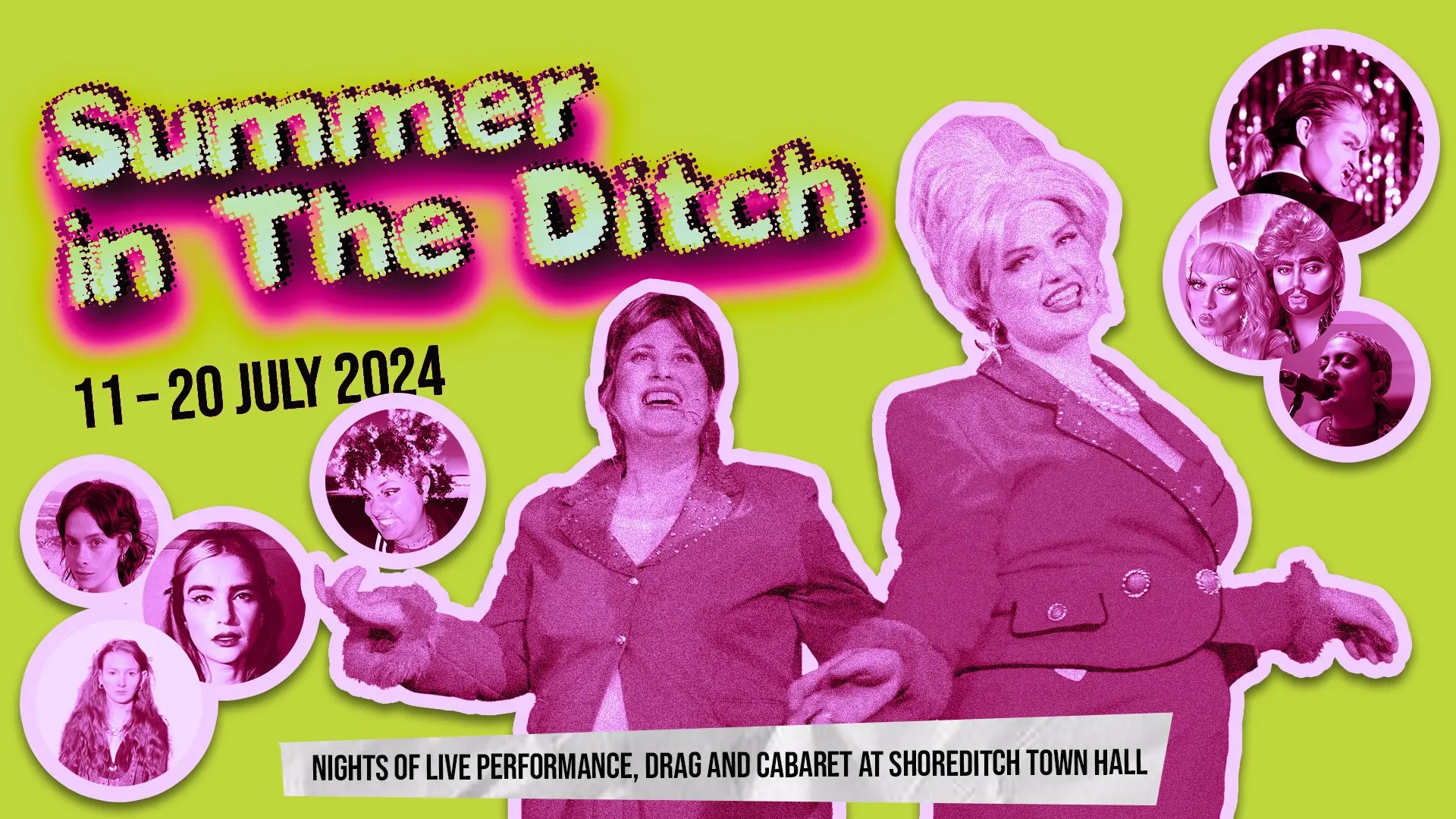 Shoreditch Town Hall announces queer and fabulous Summer in The Ditch ...