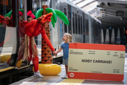 All aboard the noisy carriage… destination: Chessington World of ...