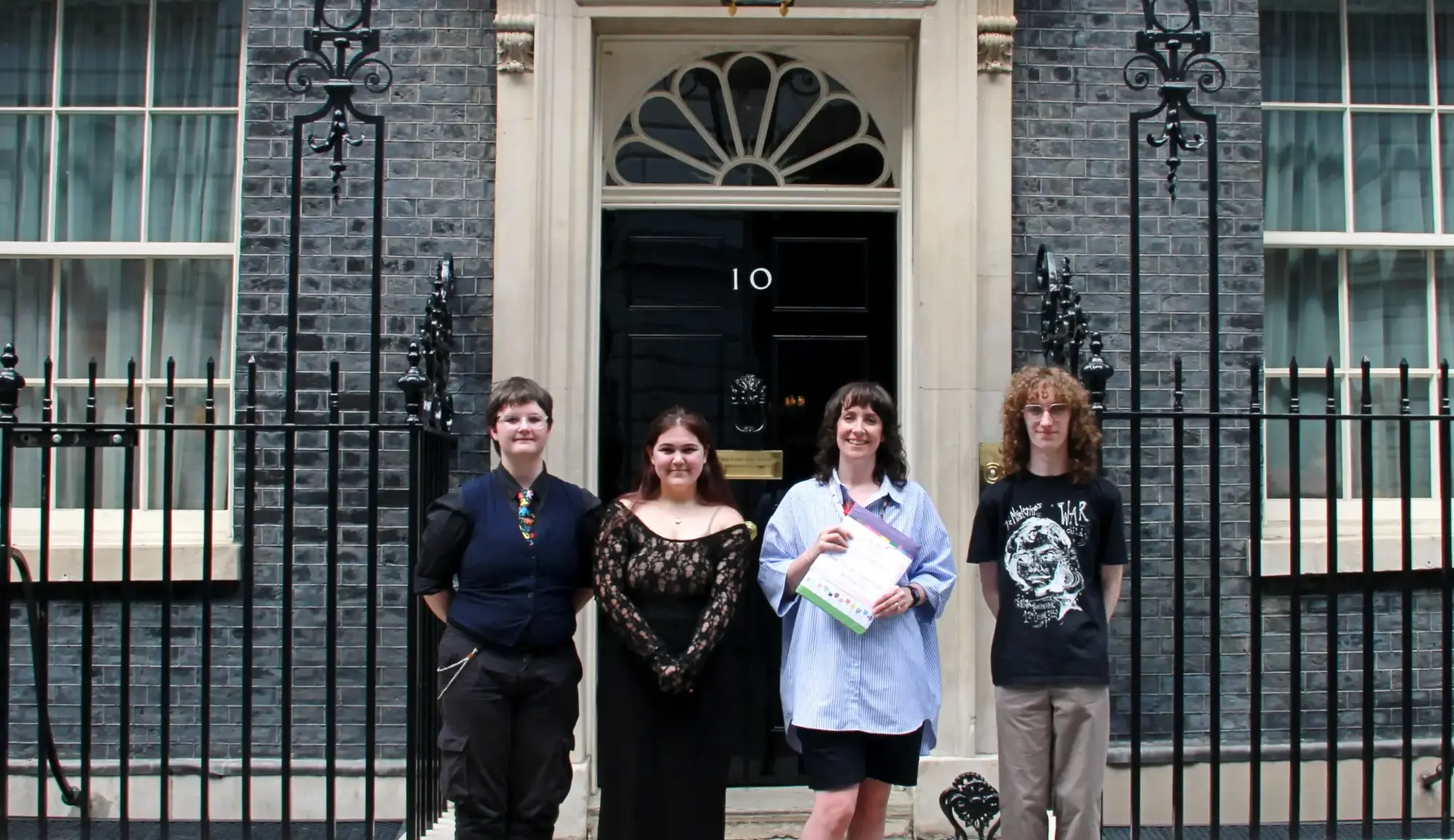 LGBT+ young people from Greater Manchester visit 10 Downing Street to ...