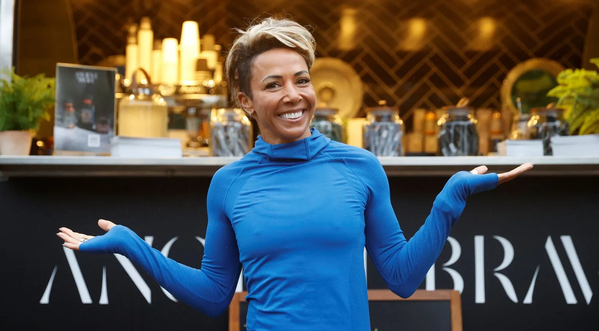 Dame Kelly Holmes braved the rain to host special community run to ...