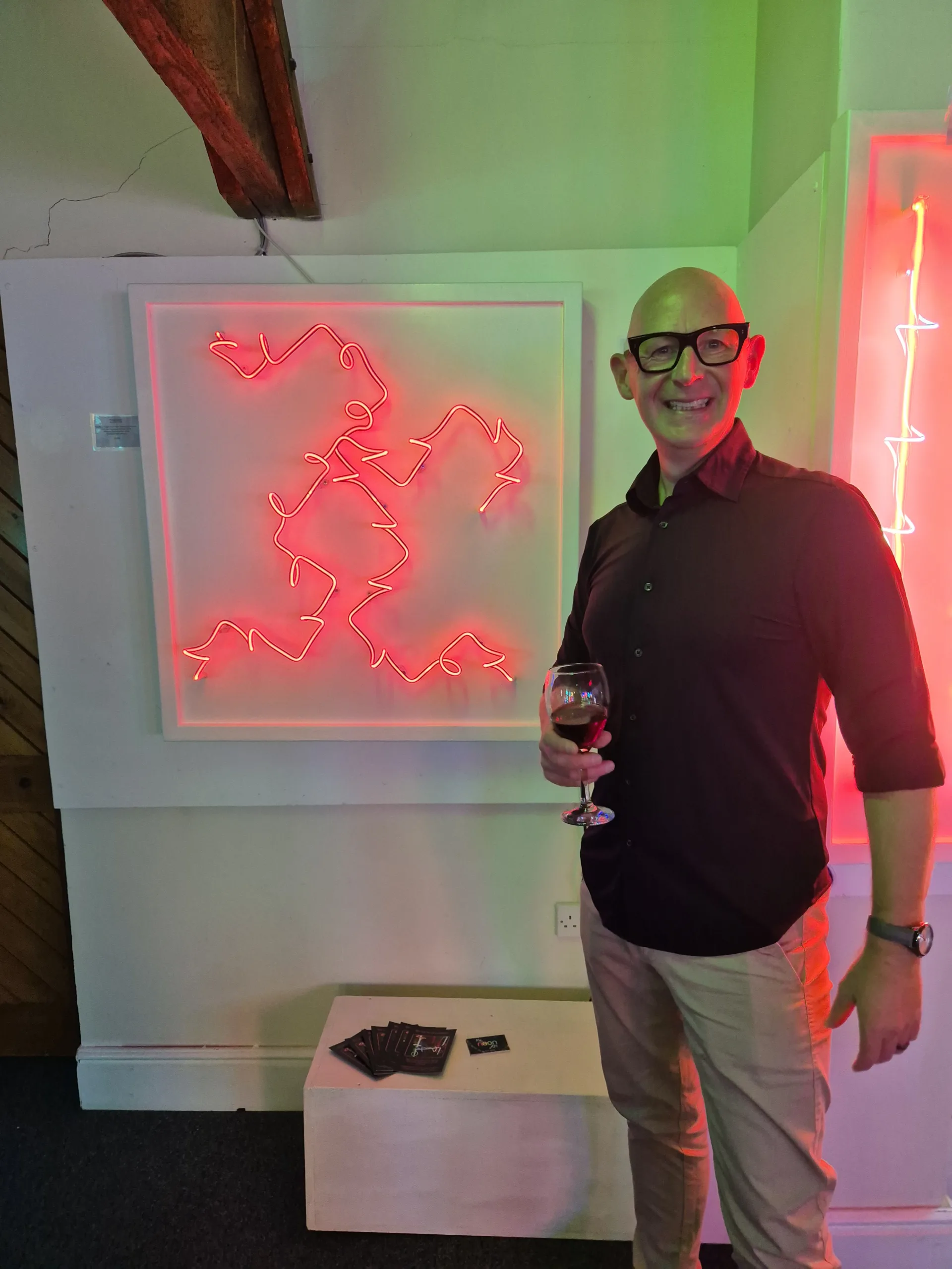 Neon Tony exhibition at Castle Park Arts Centre in Cheshire opens to ...