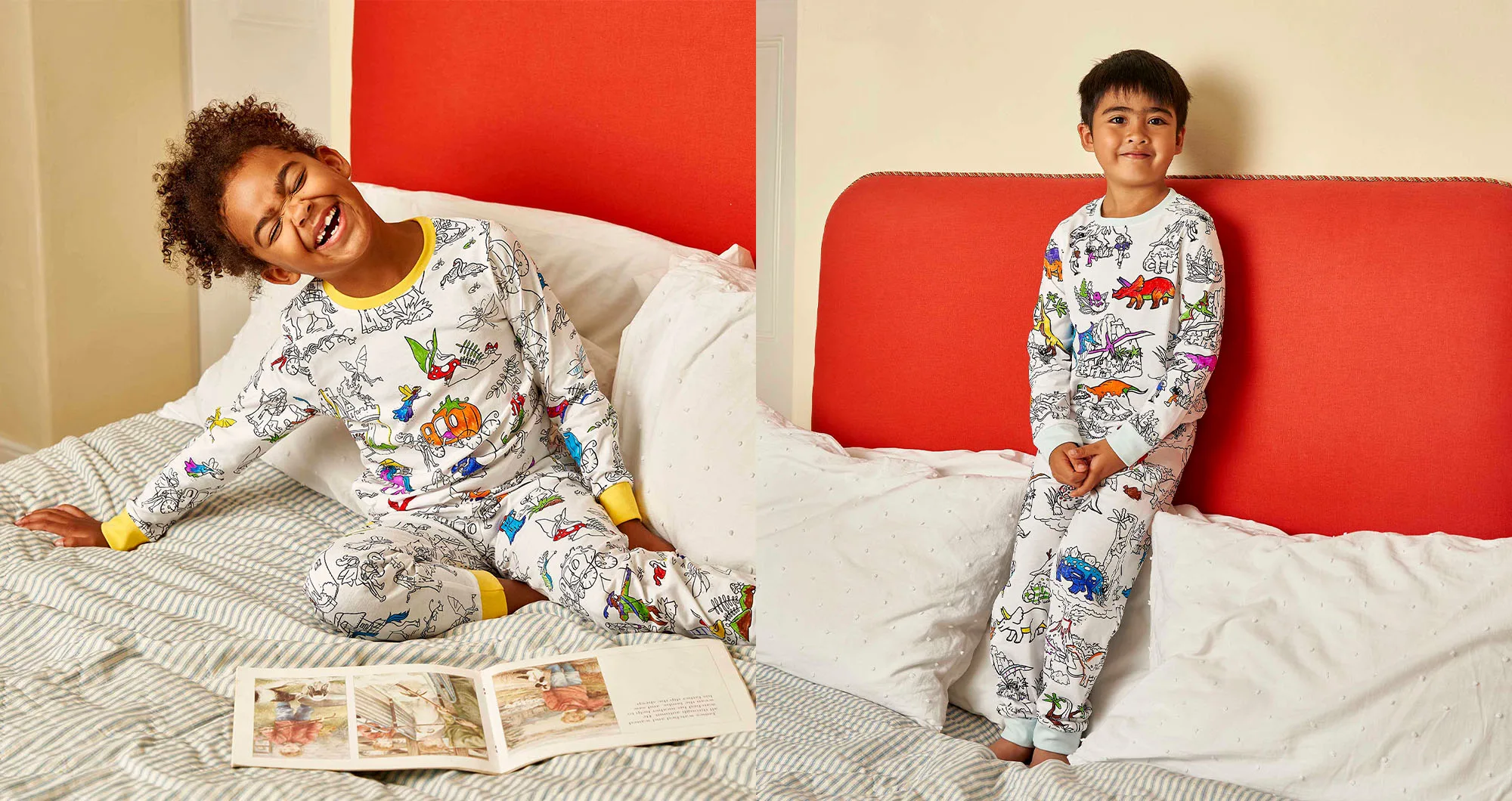 Introducing new eatsleepdoodle colour-in pyjamas complete with wash out ...