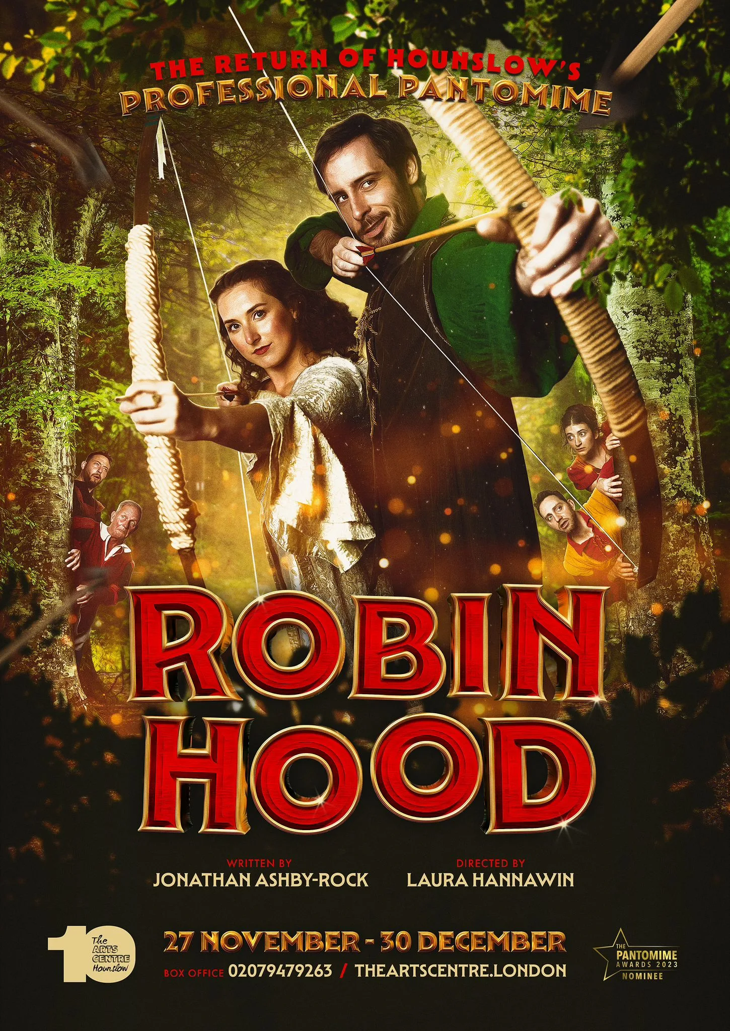 Pantomime awards nominee, The Arts Centre, Hounslow, returns with Robin ...