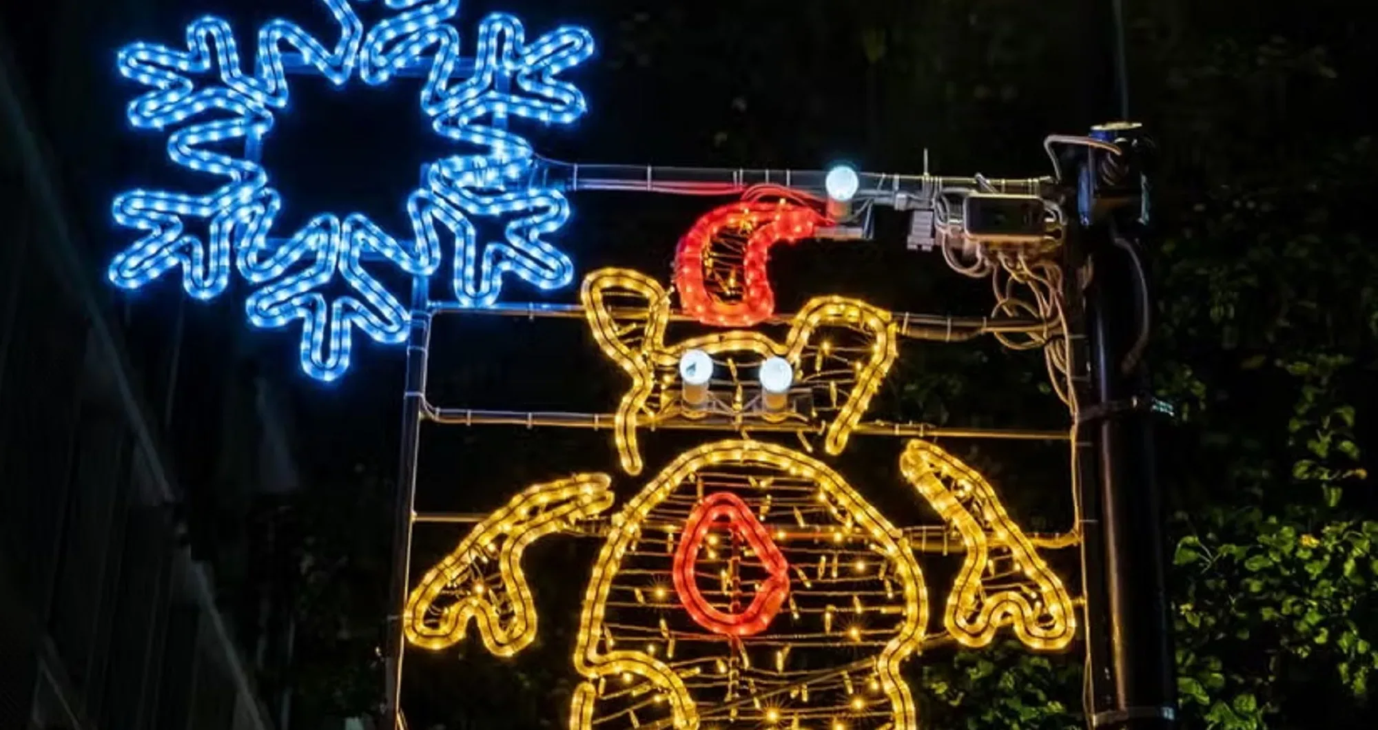 Magical Christmas lights designed by local schoolchildren to illuminate ...