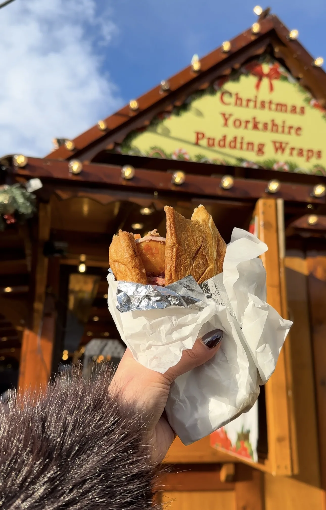 "We tried the Yorkshire pudding wrap – the viral Christmas market food ...