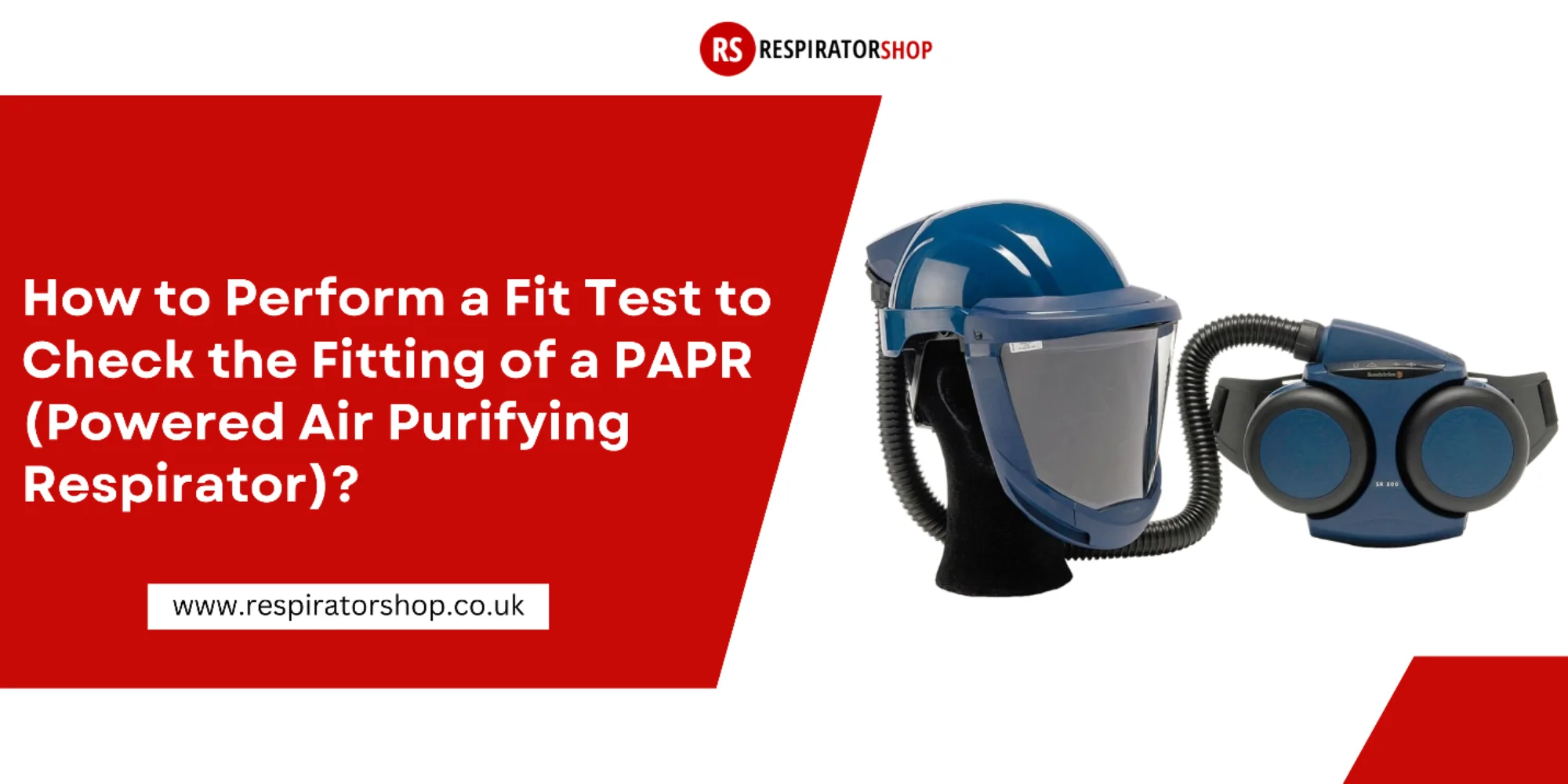How to perform a fit test to check the fitting of a PAPR (Powered air ...