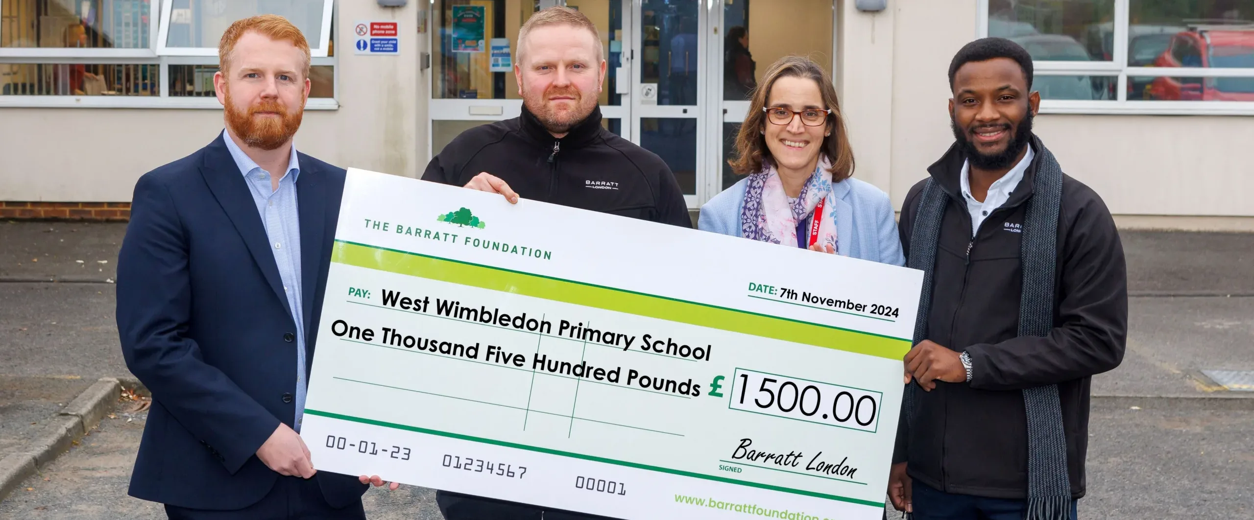 West Wimbledon Primary School benefits from donation from local London ...