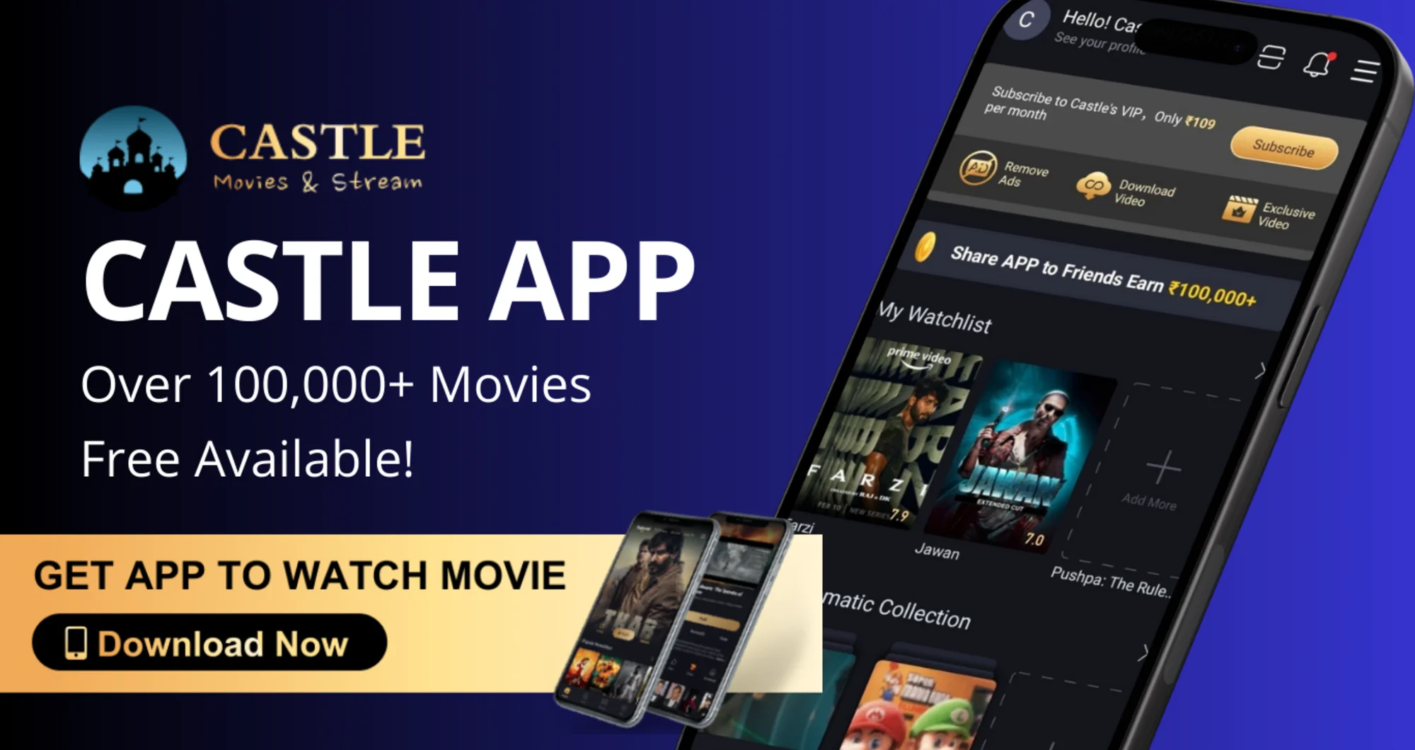 Download movies for offline enjoyment with Castle App | London Daily News