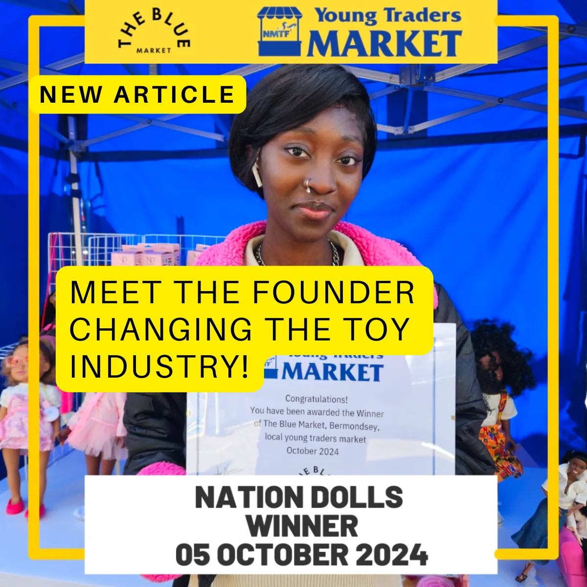 Melfina Kyere: Empowering children through diverse dolls | London Daily ...