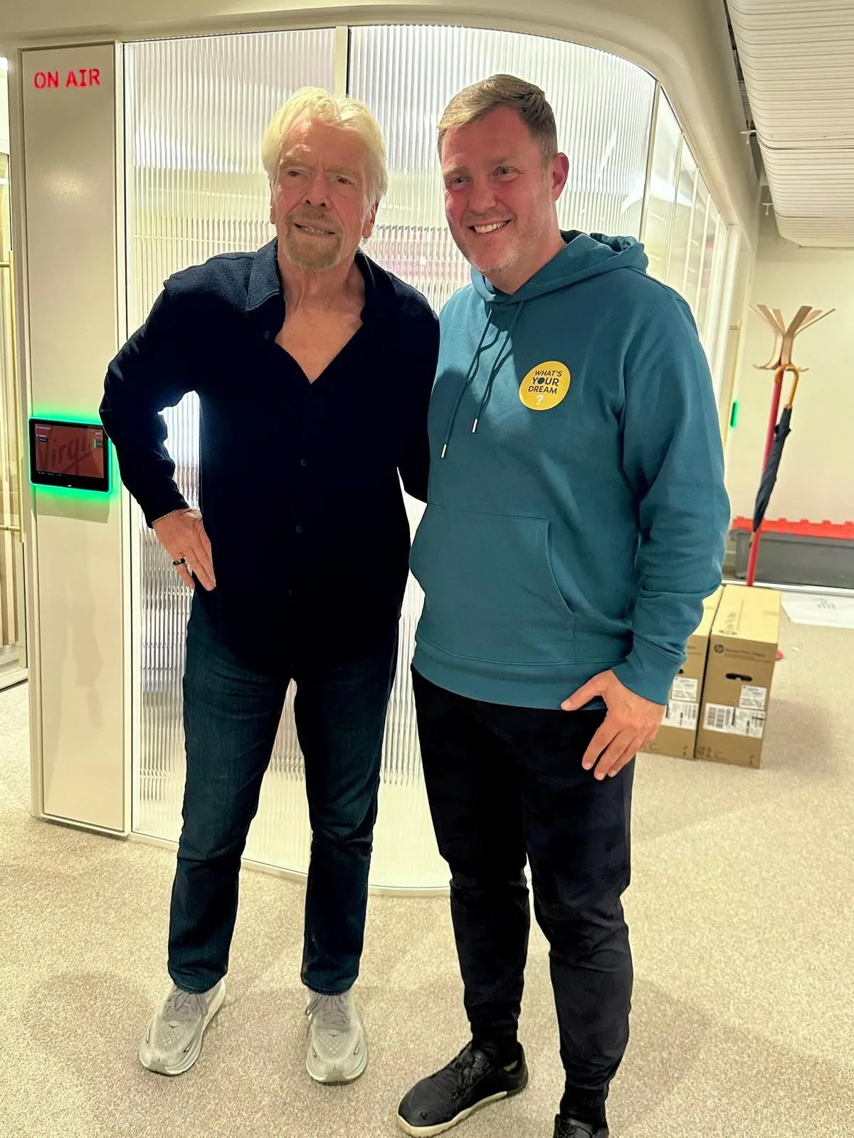 Sir Richard Branson and Simon Squibb launch ‘Elevator of Dreams' on ...