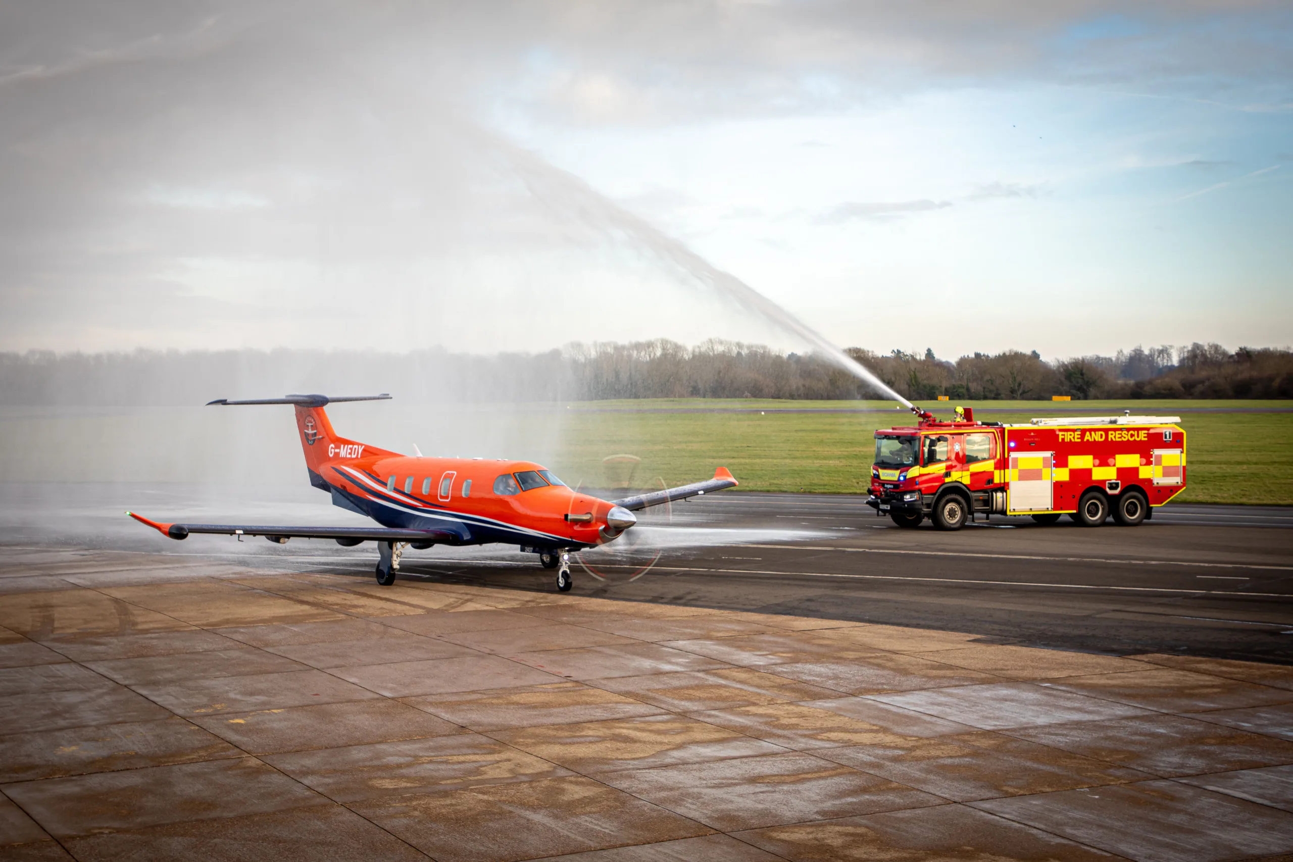 Air ambulance arrives at London Biggin Hill Airport | London Daily News