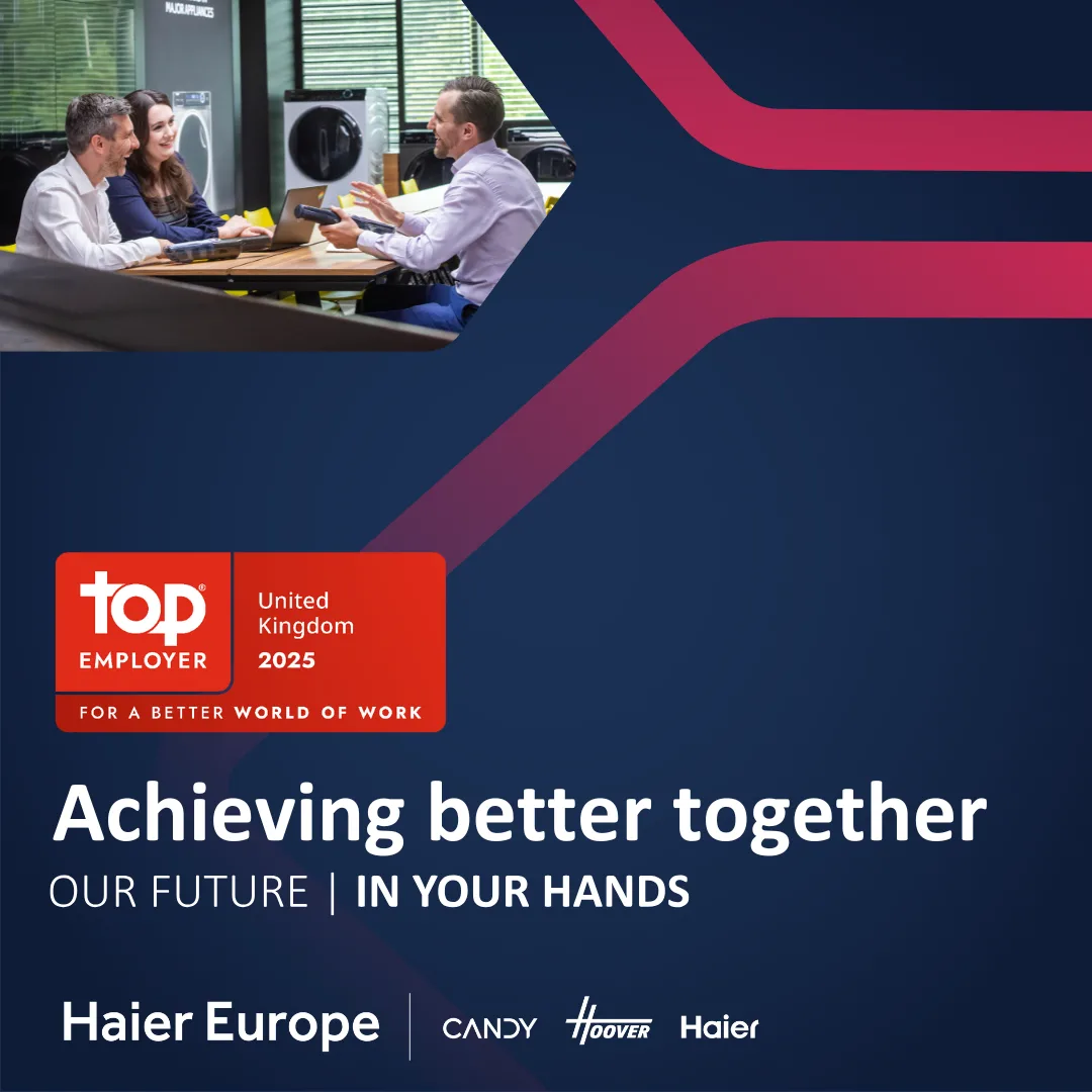 Haier Smart Home UK & Ireland awarded the prestigious Top Employer ...