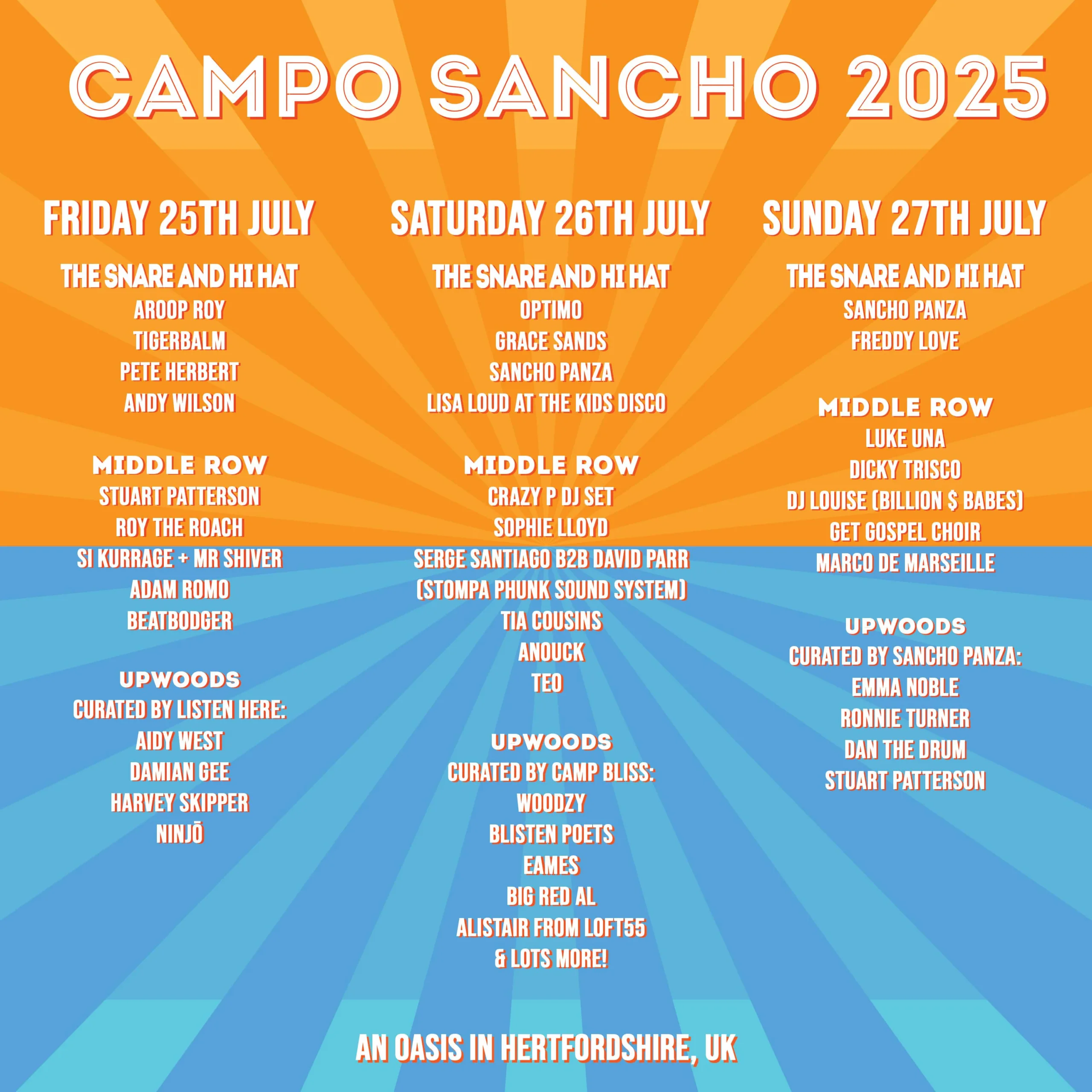 Campo Sancho festival announces complete 2025 lineup | London Daily News