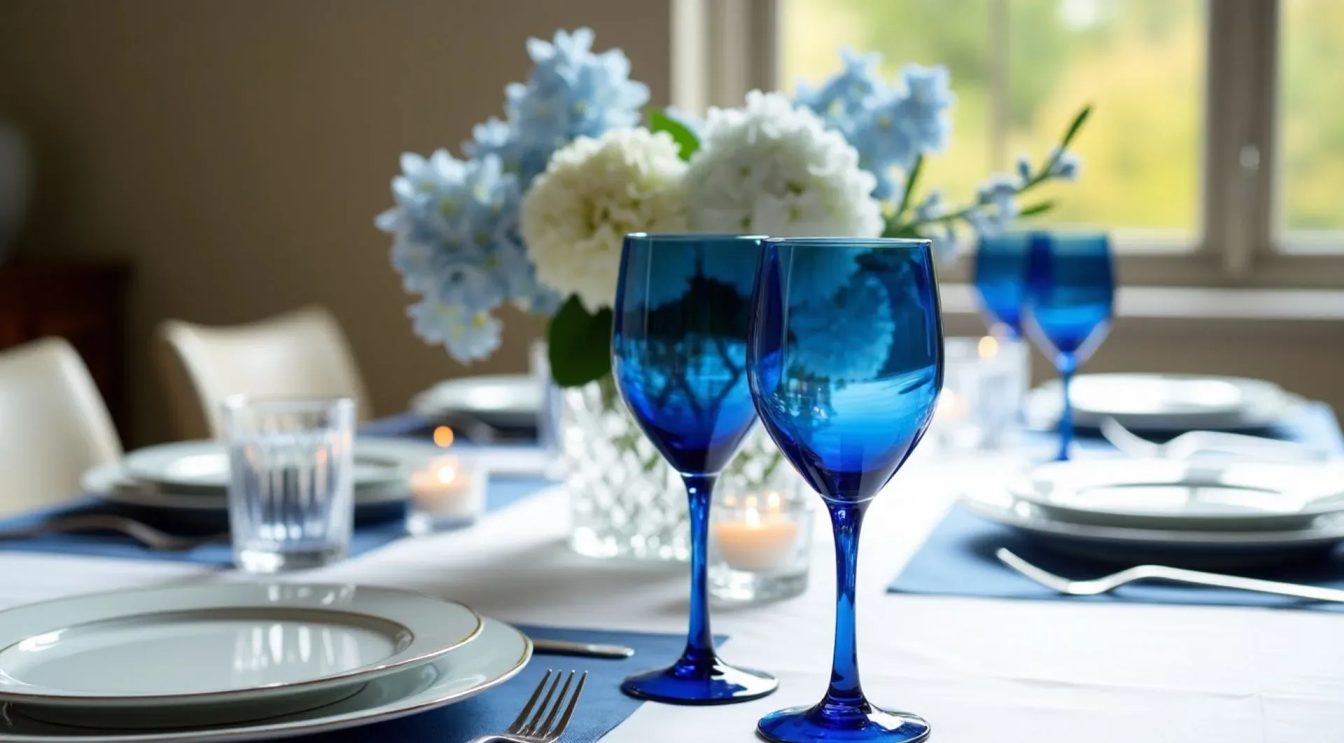 Why blue wine glasses are the secret to stunning table settings in 2025 ...