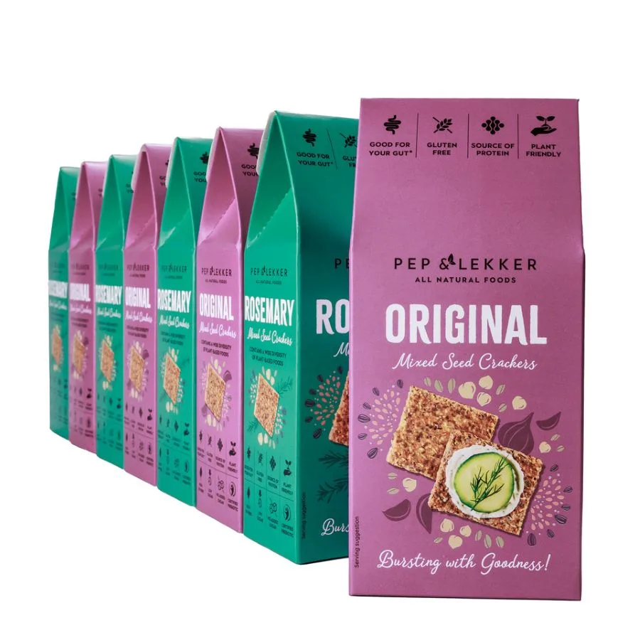 Pep & Lekker introduces functional crackers to the savoury biscuit ...