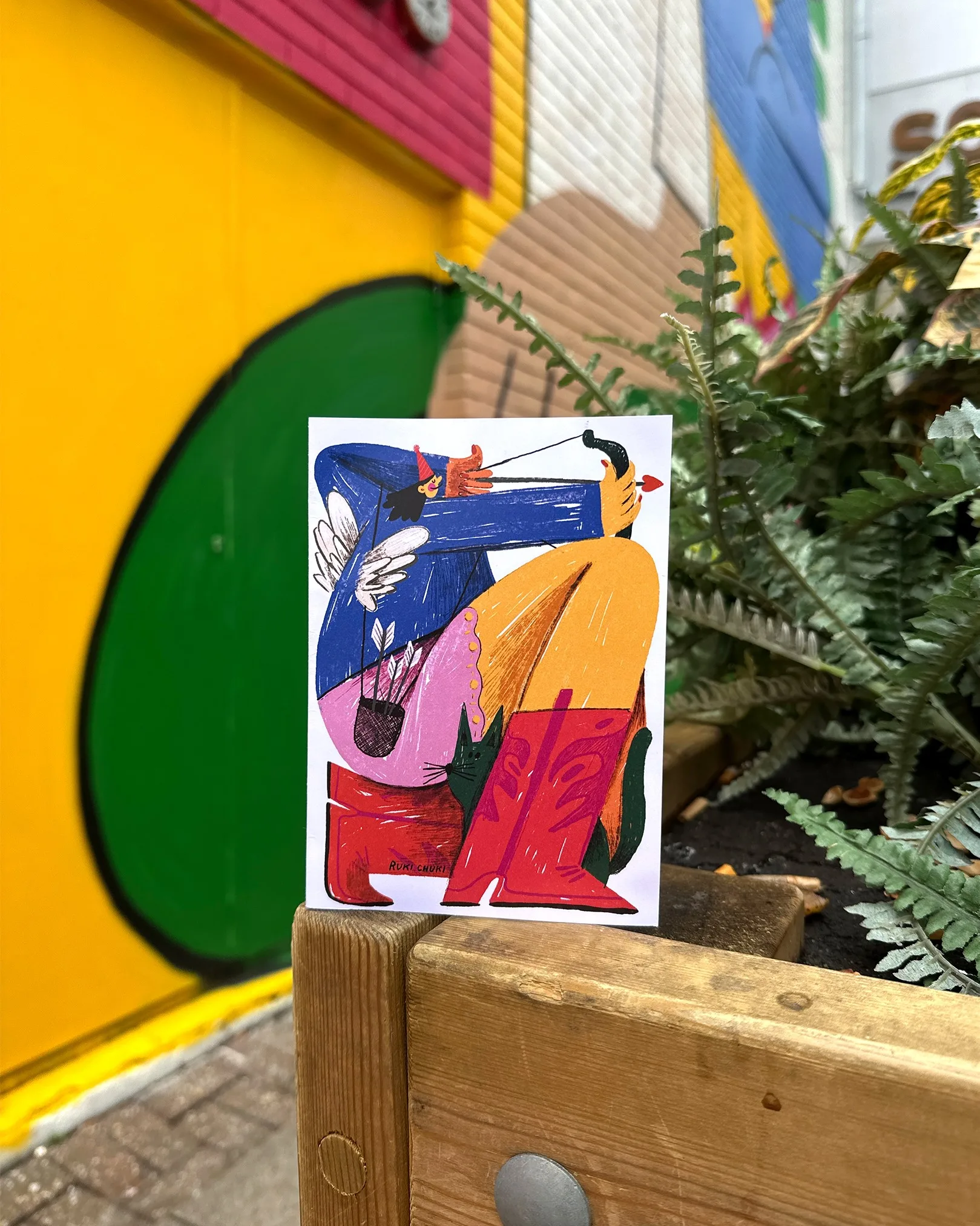 Artist creates collectable free Valentine’s Day card for Wandsworth ...