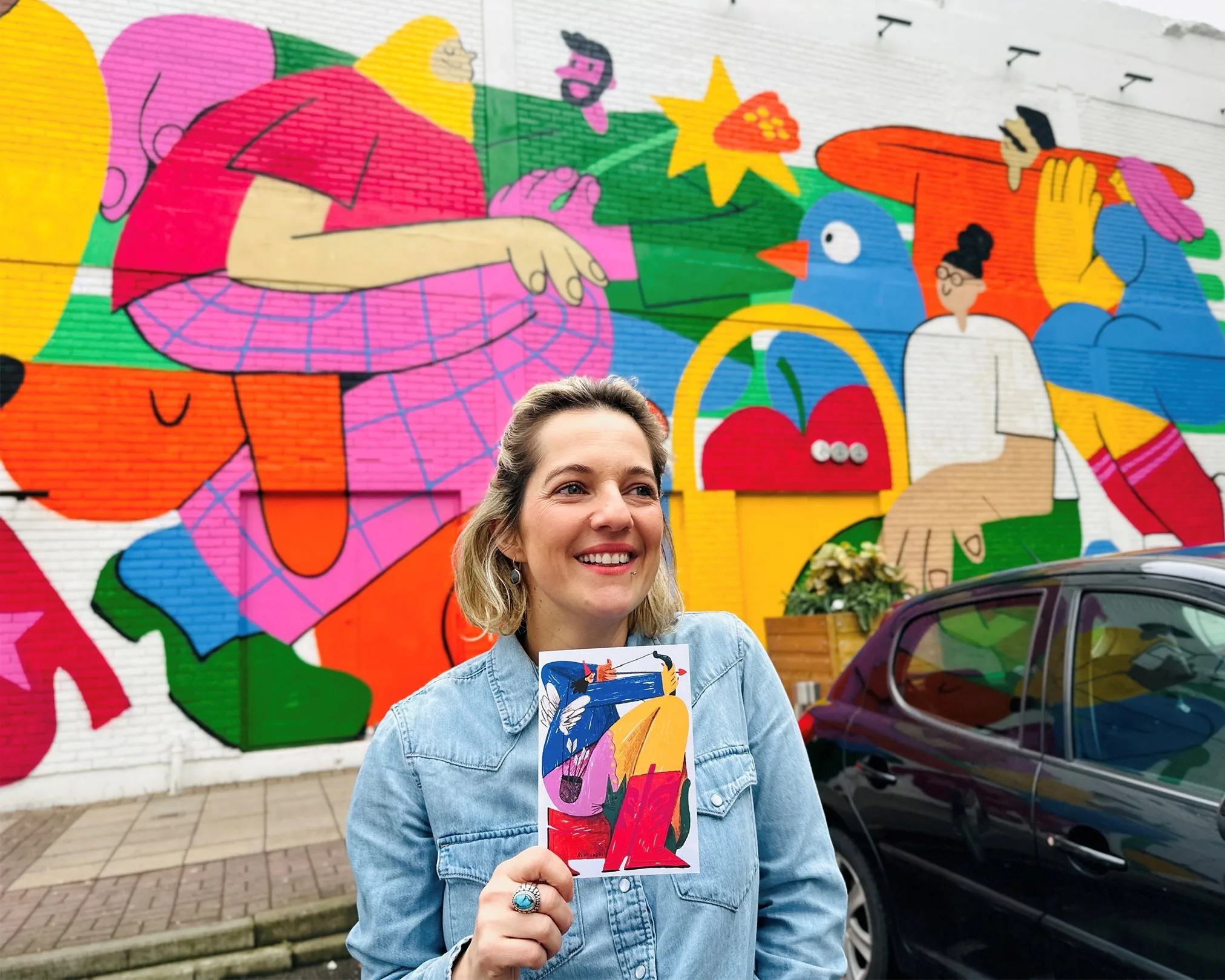 Artist creates collectable free Valentine’s Day card for Wandsworth ...