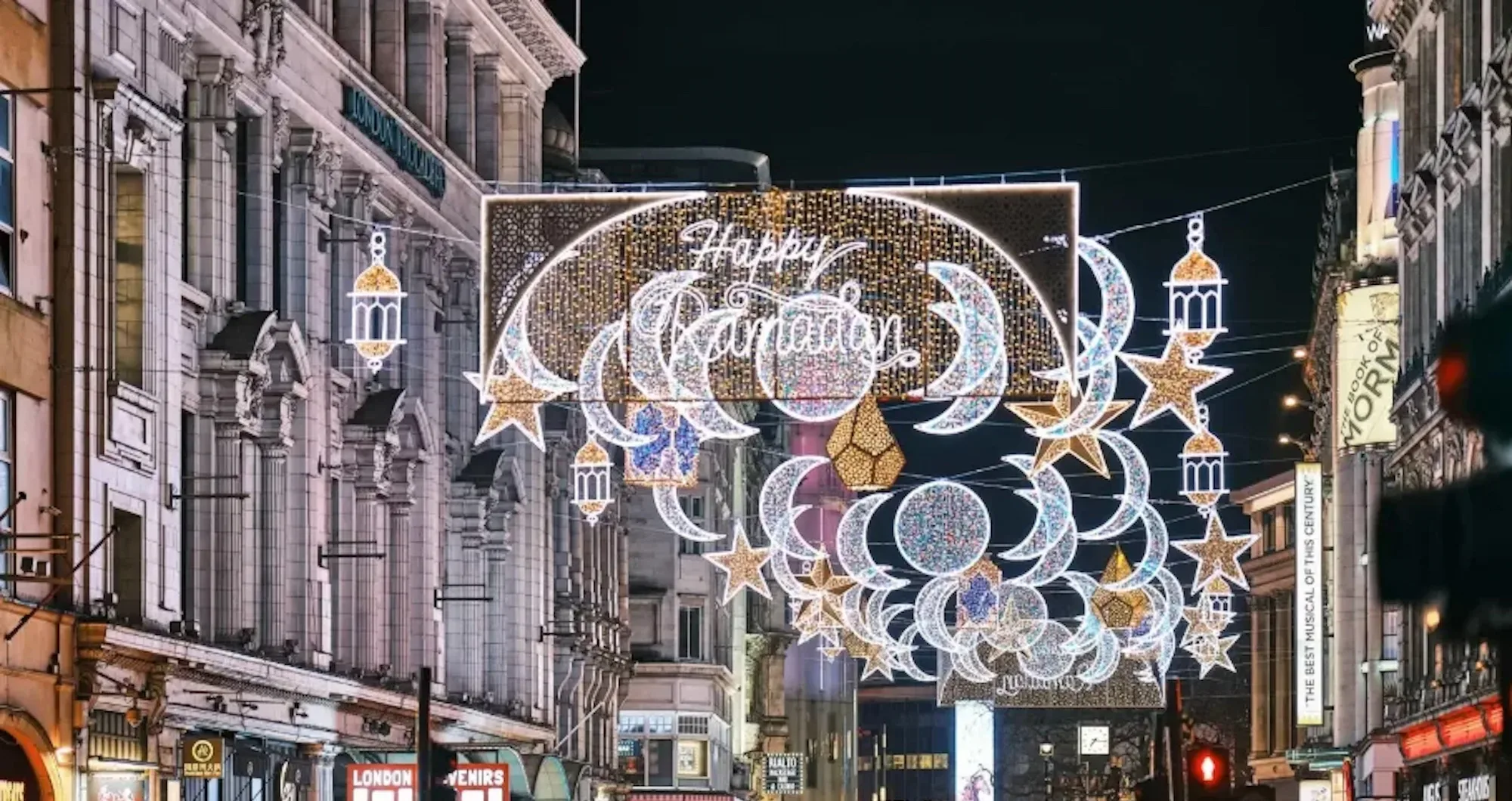 Coventry Street shines bright: London’s iconic Ramadan lights return to ...