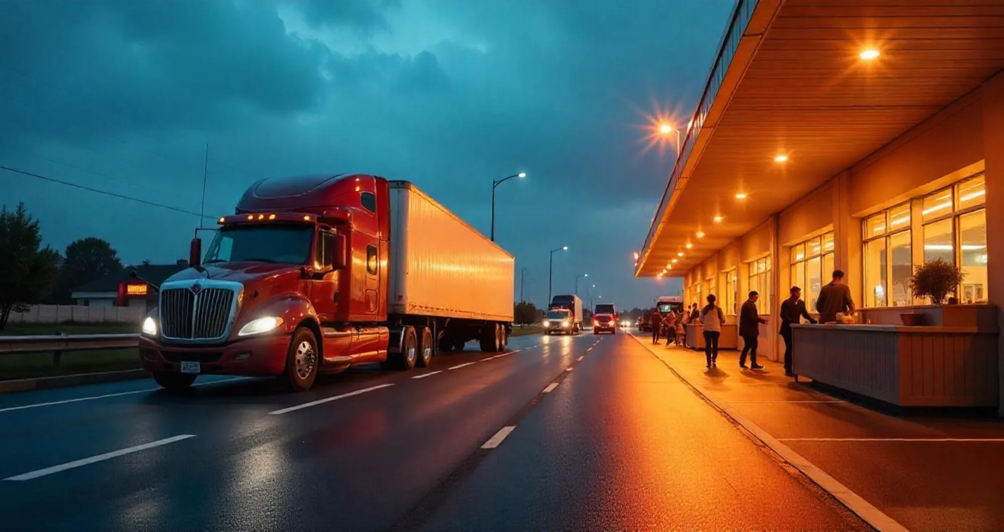 How truck stops and rest areas support long-haul drivers | London Daily ...
