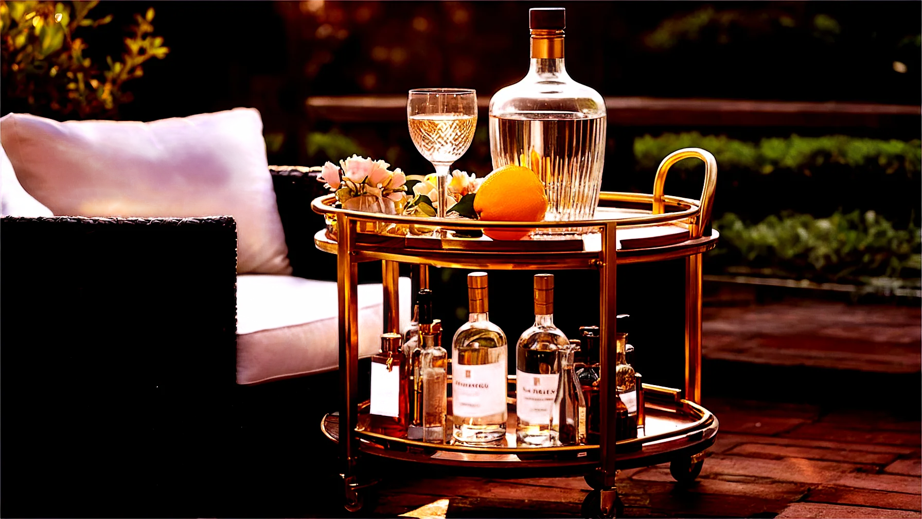 Why Every Outdoor Space Needs a Bar Cart