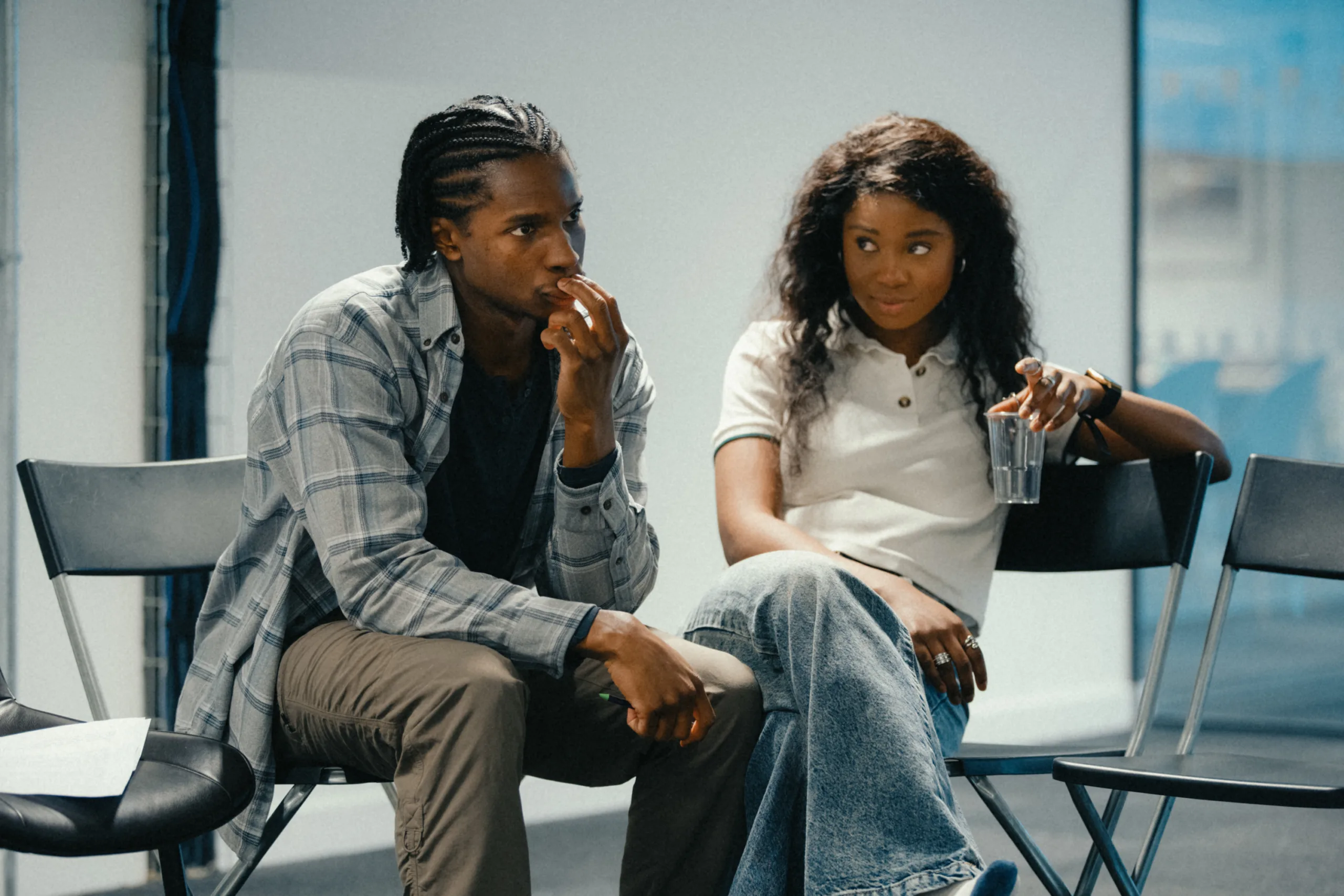 Behind the scenes in rehearsals of Thanks for Having Me at Riverside ...