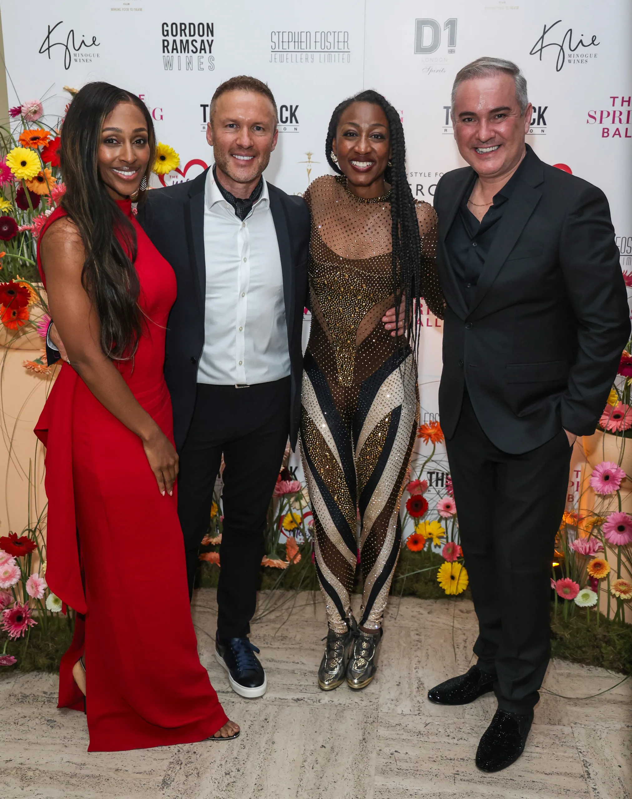 Alexandra Burke and Nick Ede hosted the star-studded Spring Ball for ...