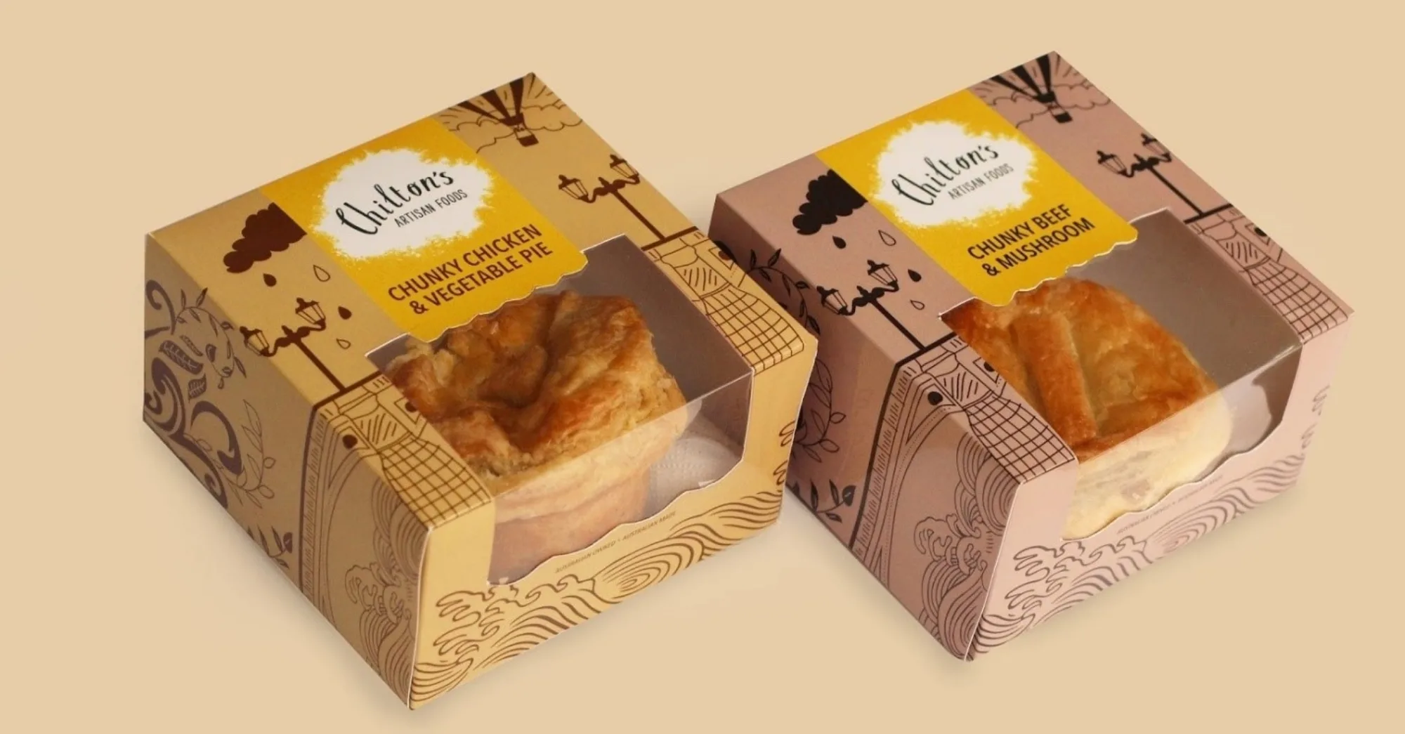 Seasonal & stylish: Customized pie packaging for every event