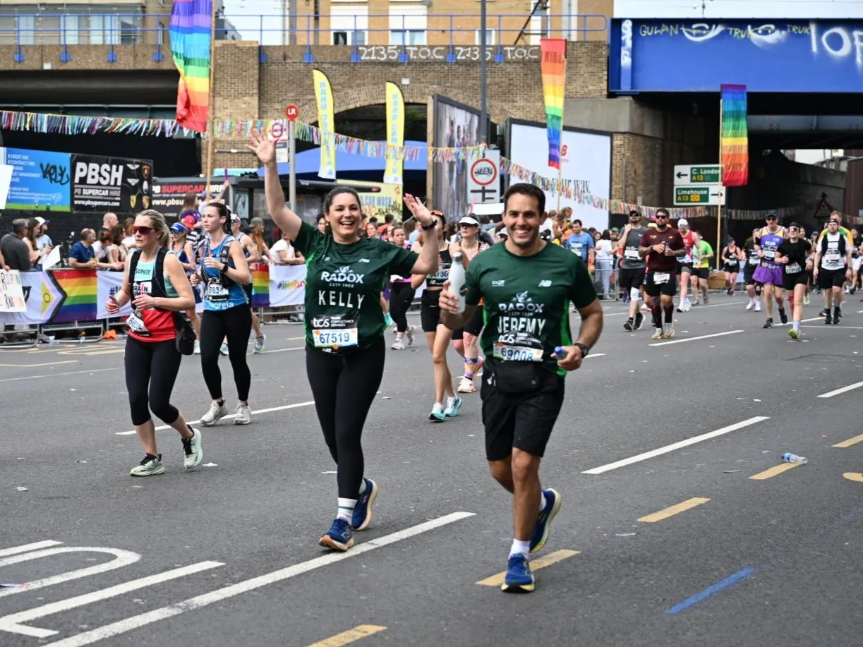 Heart radio host Kelly Brook and her husband Jeremy completed the ...