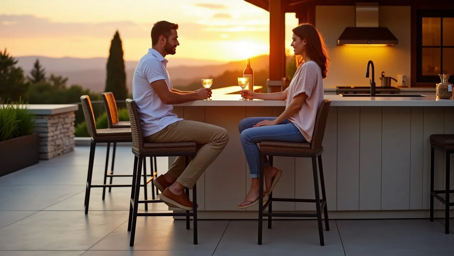 Outdoor bar stools with backs vs. backless – What should you choose?
