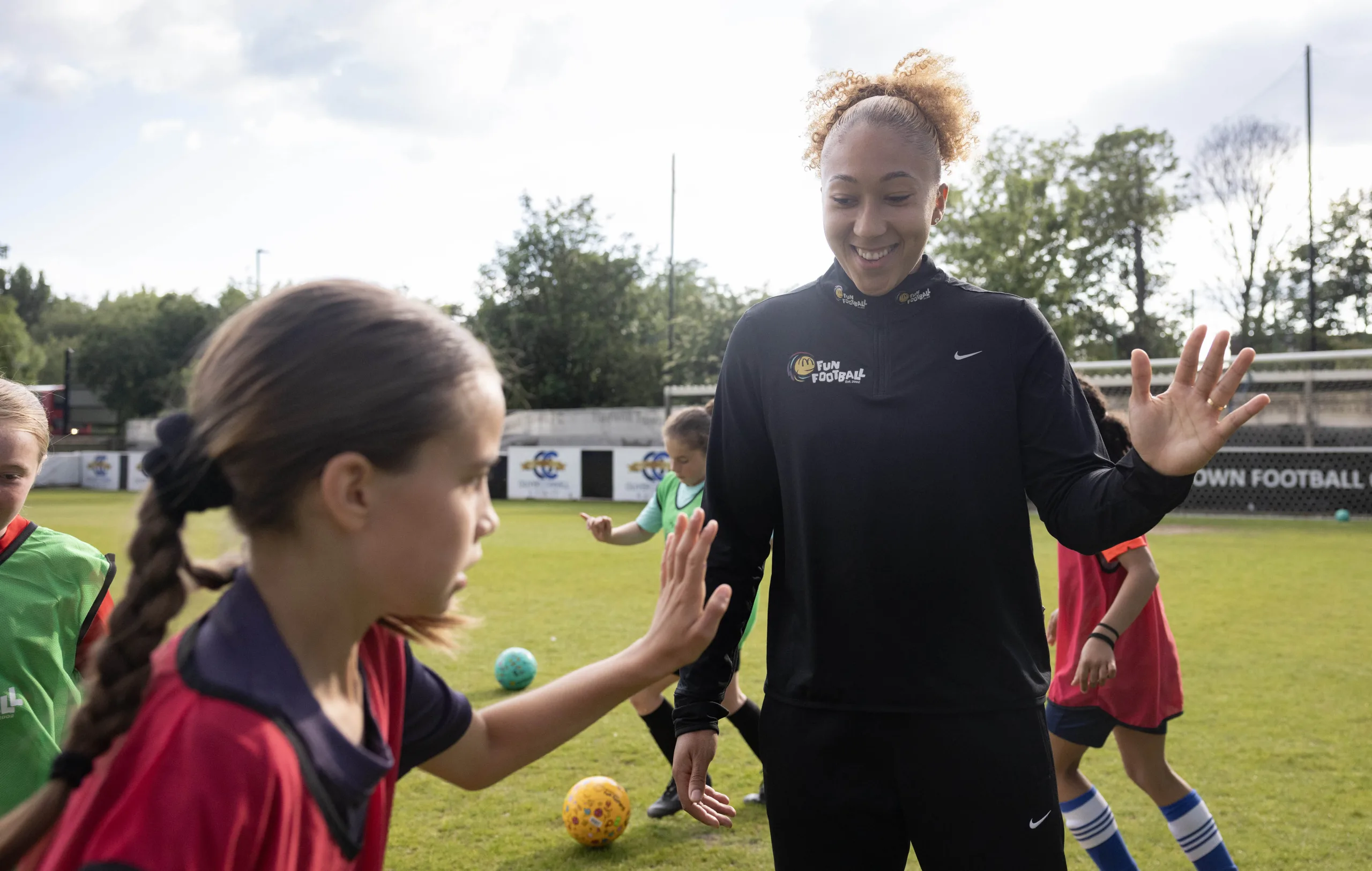 Women’s football superstars inspire the next generation at the All ...