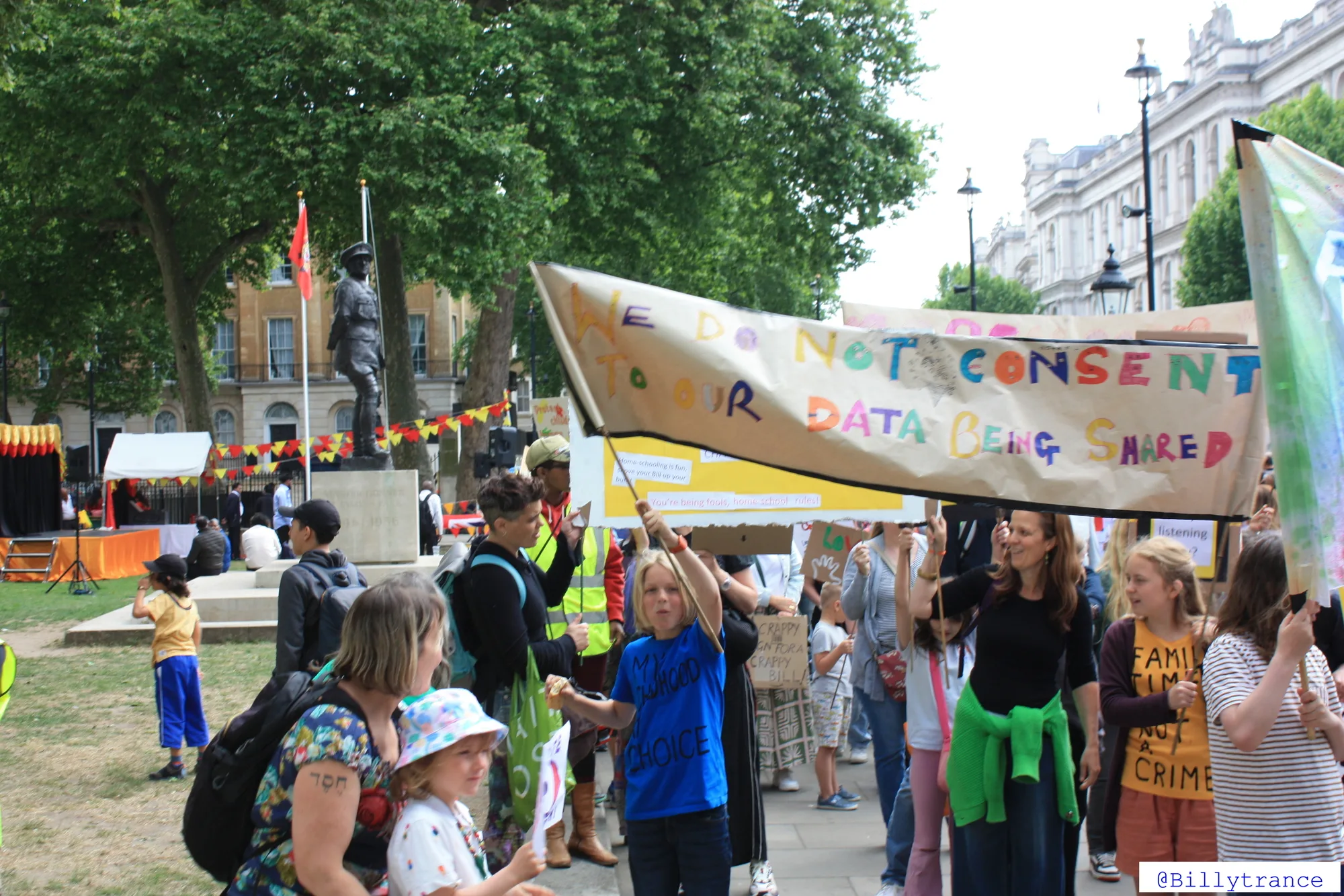 Children protest 'most dangerous piece of legislation in 30 years ...