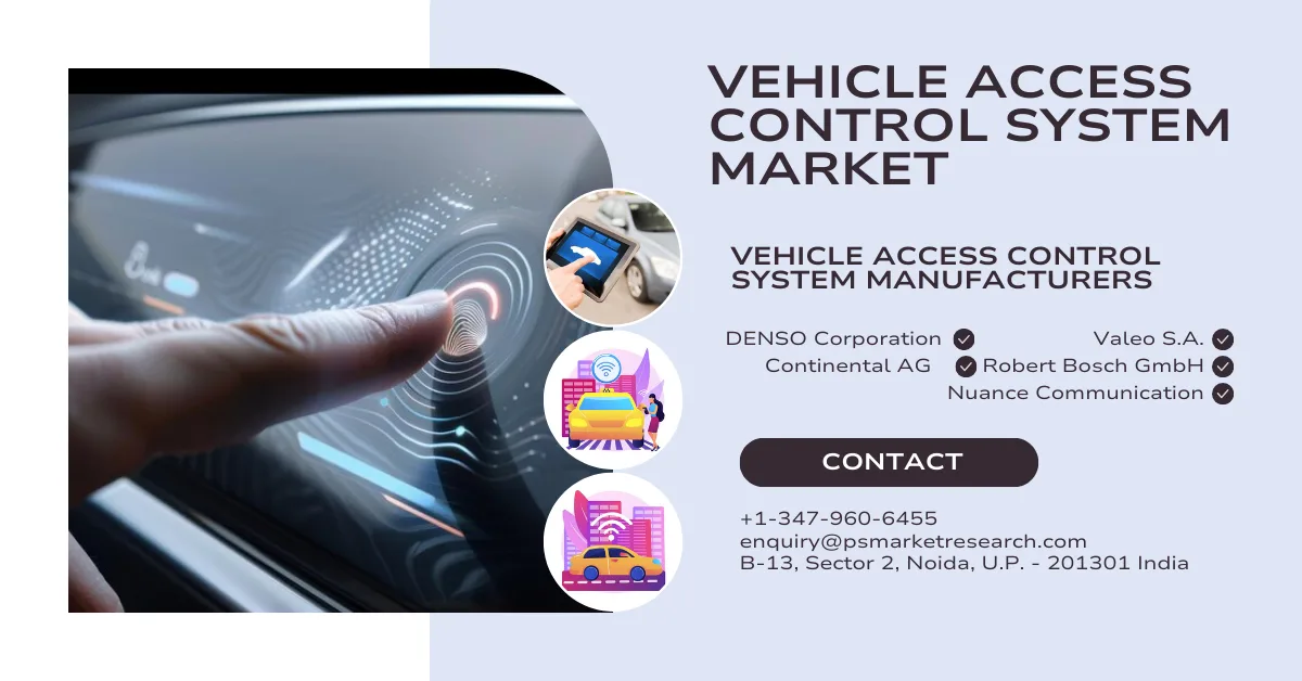 Global vehicle access control market: Racing toward $32.7 billion by ...