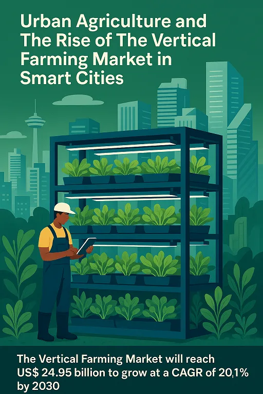 Urban agriculture and the rise of the vertical farming market in smart ...
