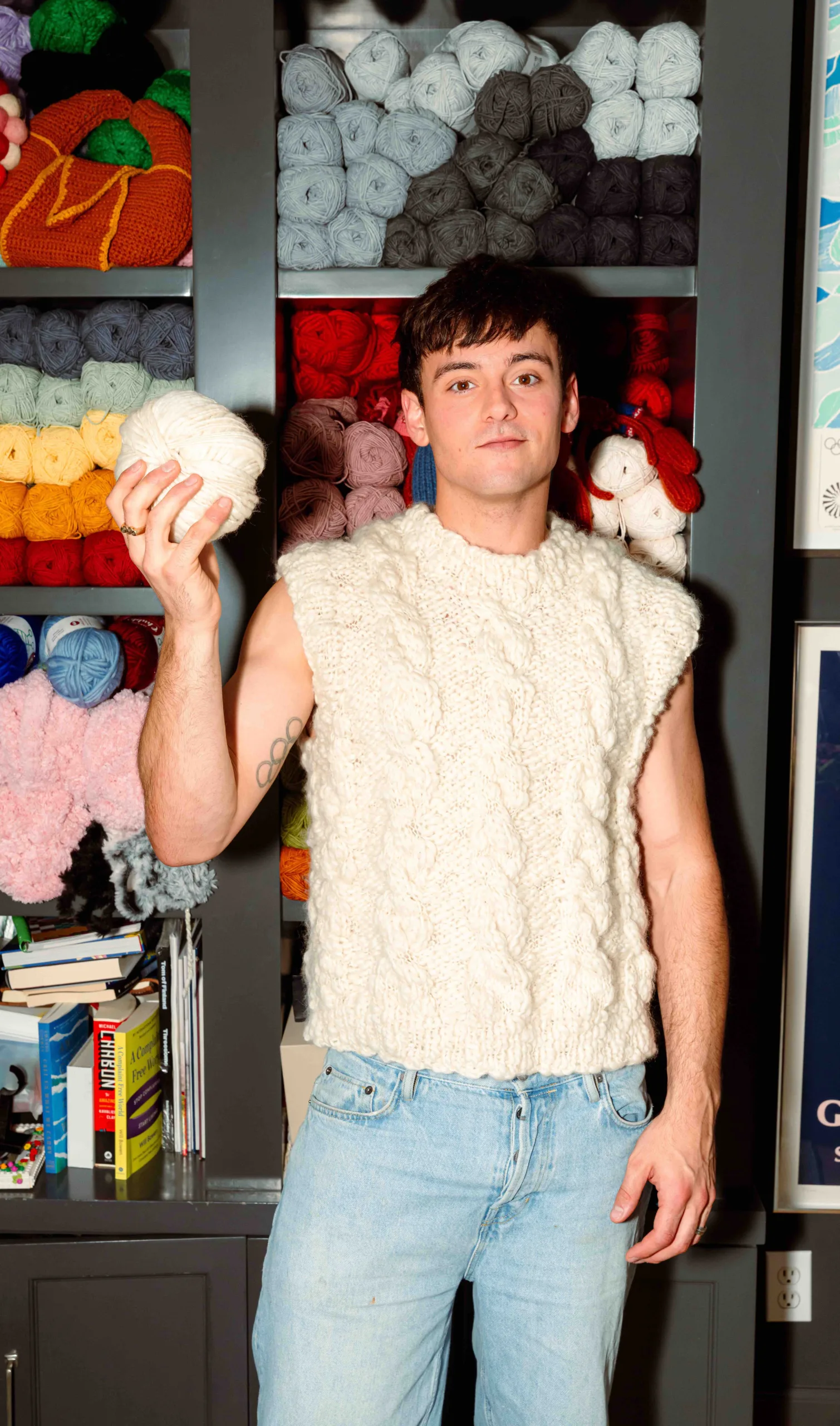 Tom Daley launches Woolmark-certified wool knit kit for knitting ...