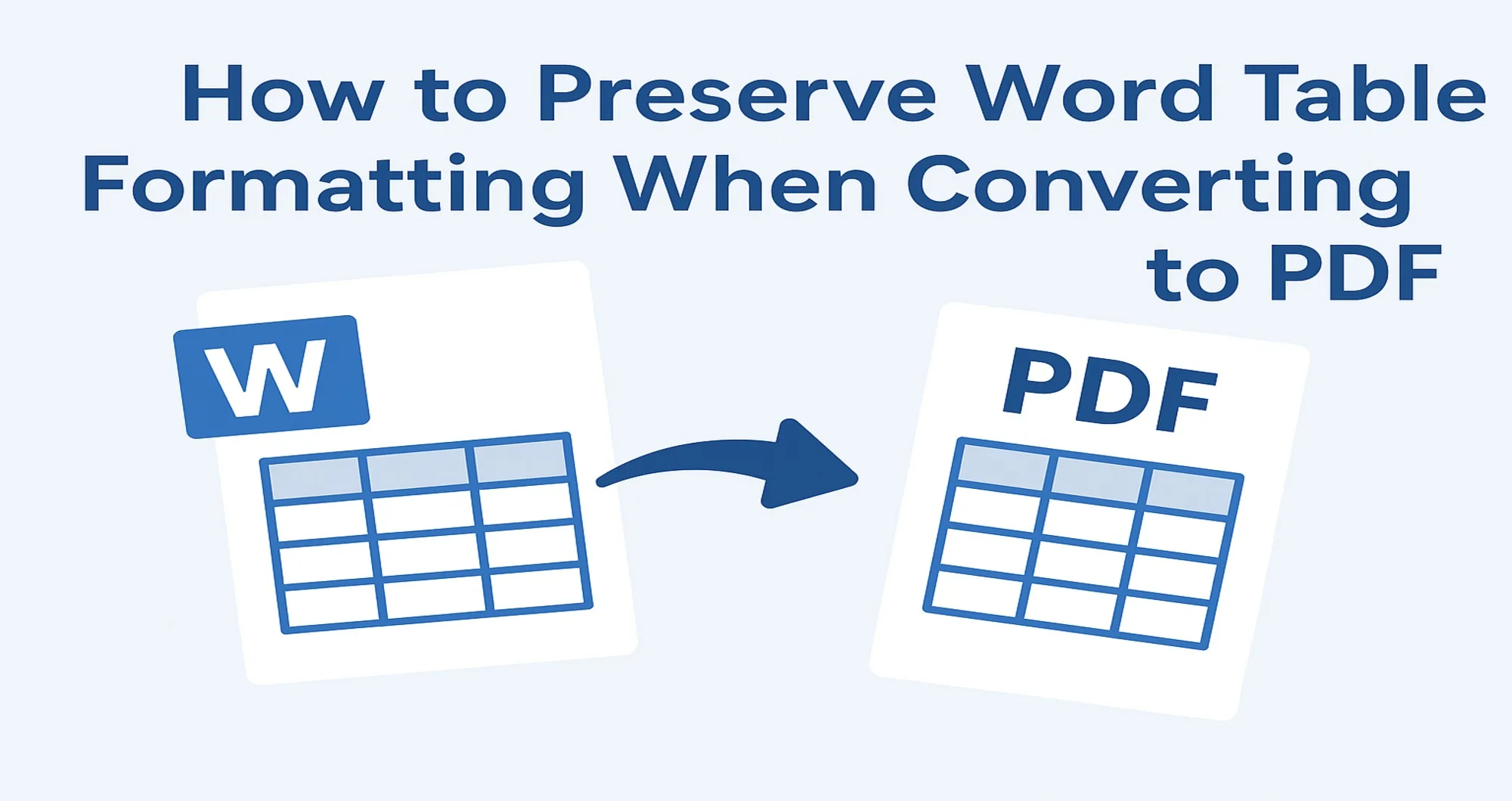 How to preserve word table formatting when converting to PDF | London ...