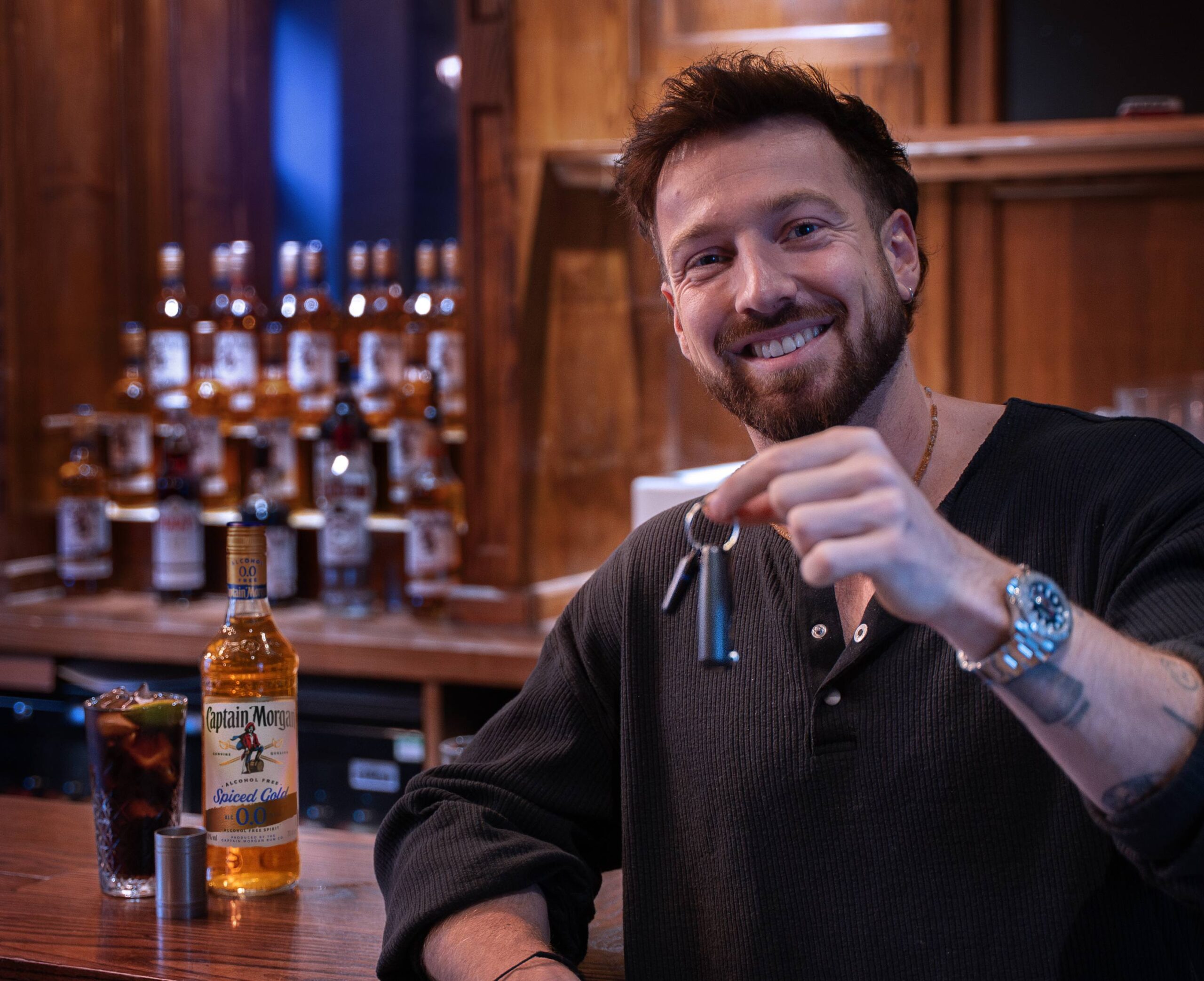 ‘Captain of the Night’ Sam Thompson fronts new Captain Morgan 0.0% and ...
