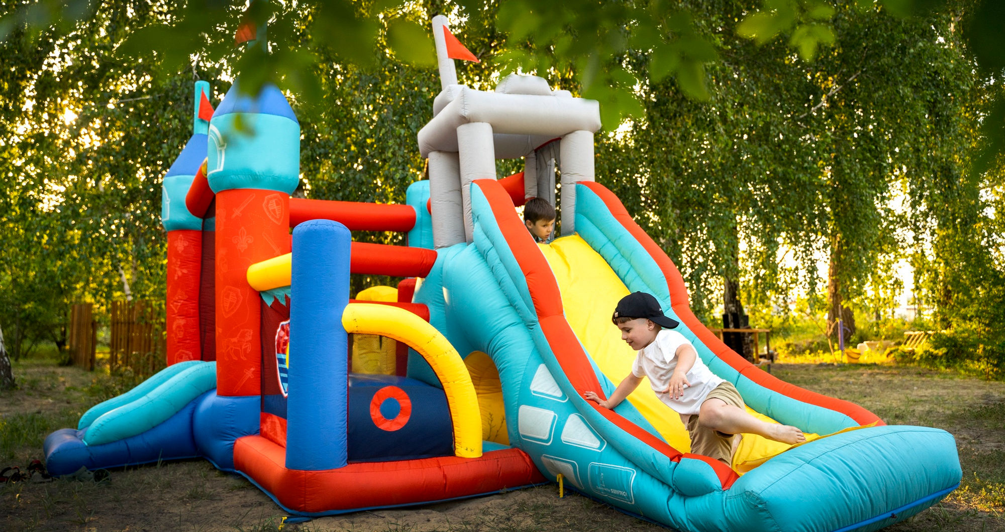 Can an inflatable water slide really last for three years? | London ...