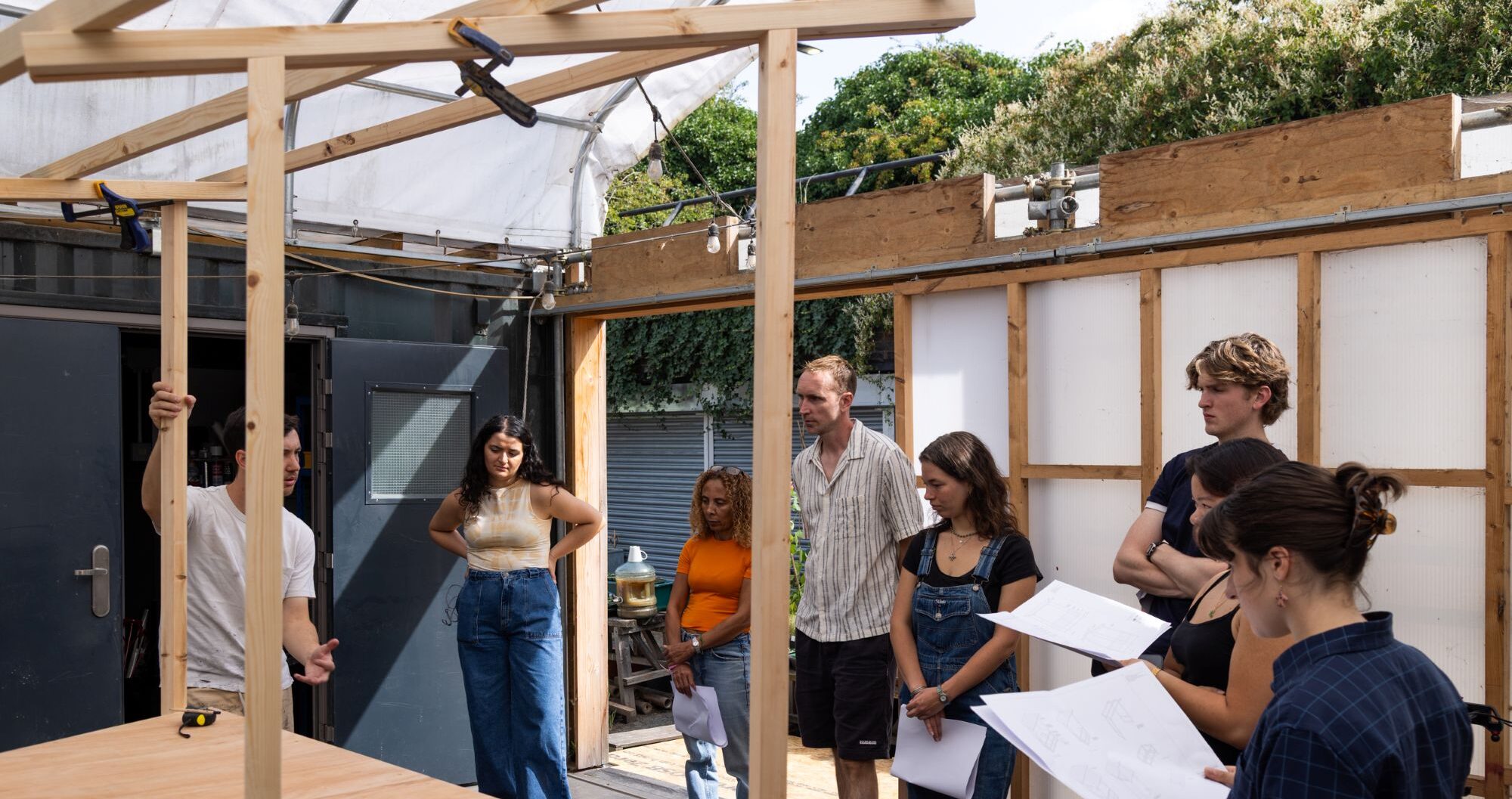 Student-designed circular kitchen completed in South London community ...